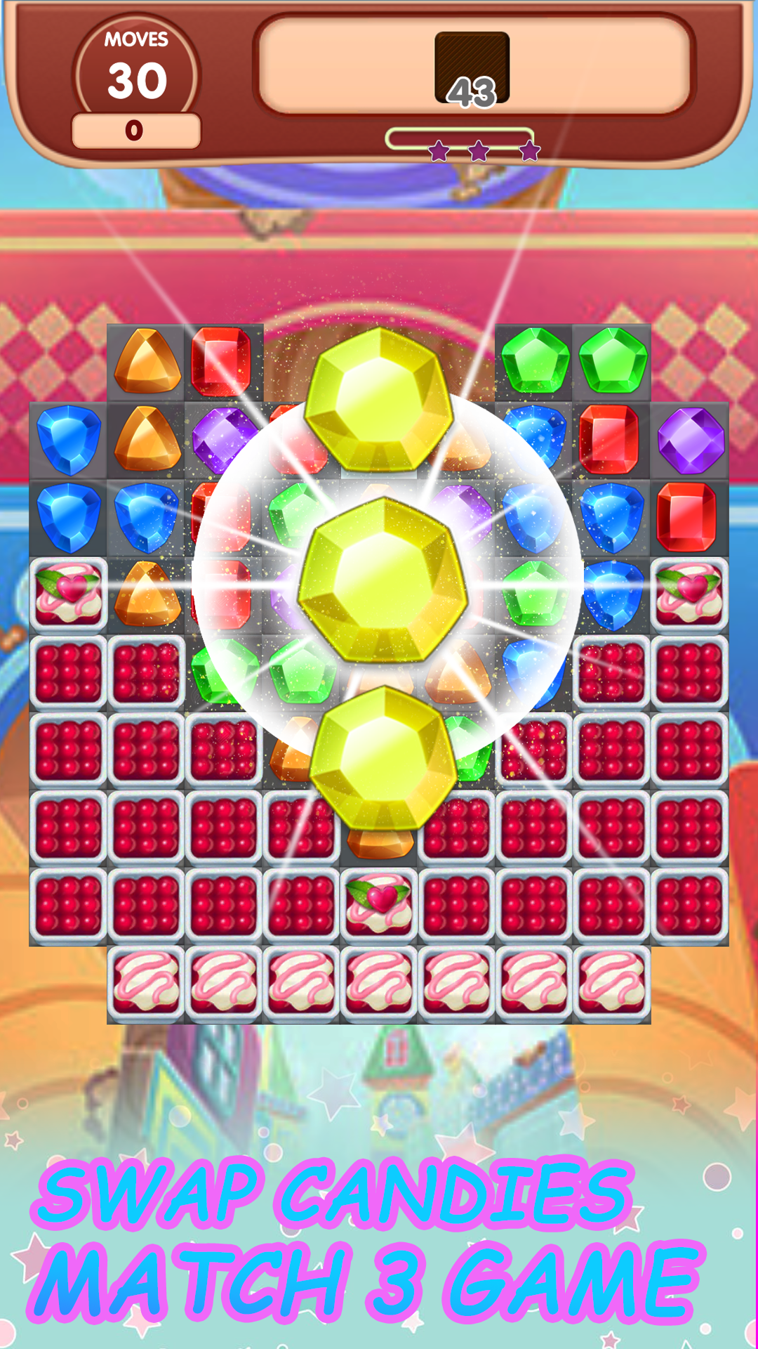 Jewel king match 3 puzzle game android iOS-TapTap