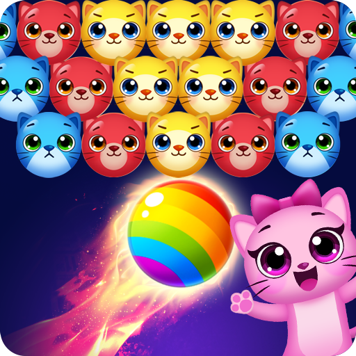 Bubble Shooter Cat - Free Pink Cat Game 2019 android iOS apk download ...