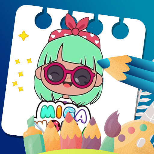 Miga Town coloring book for Android/iOS - TapTap