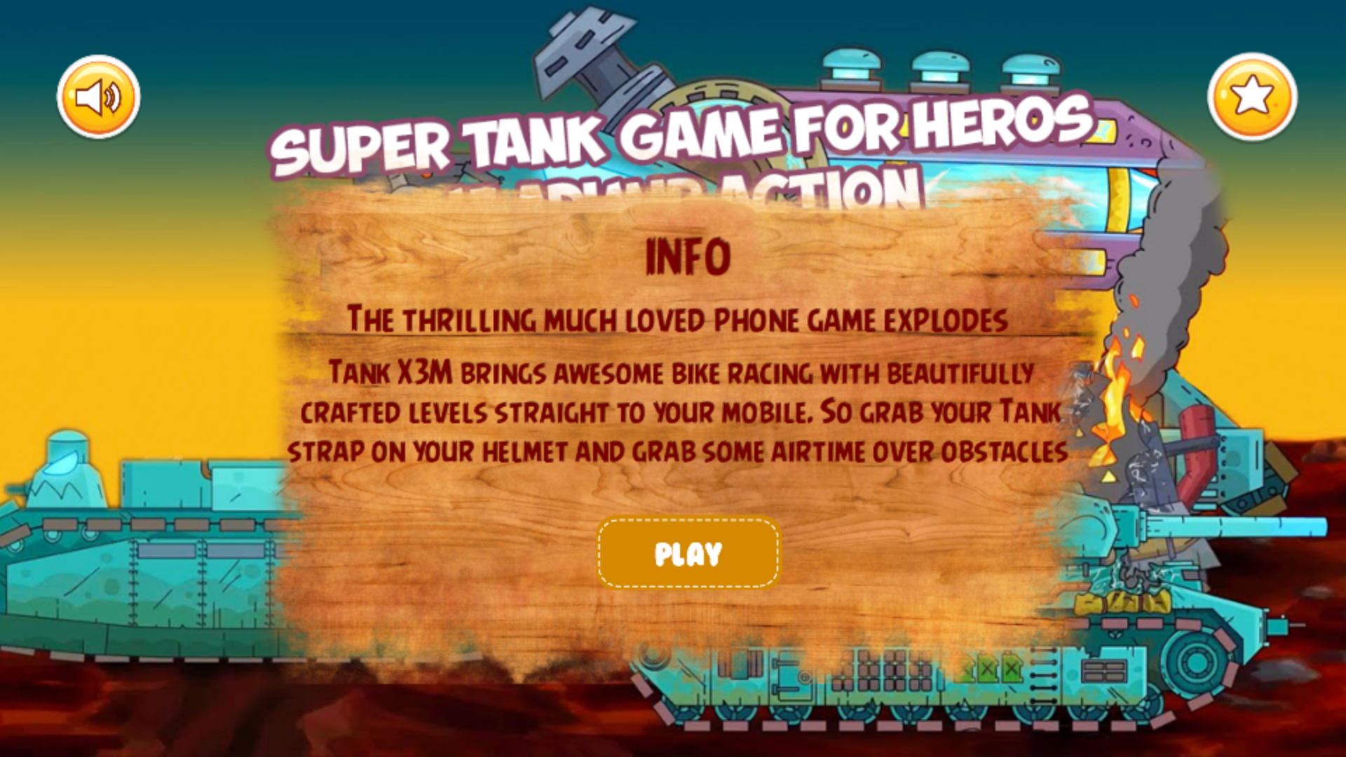 Super Tank Cartoon Rumble Game android iOS-TapTap