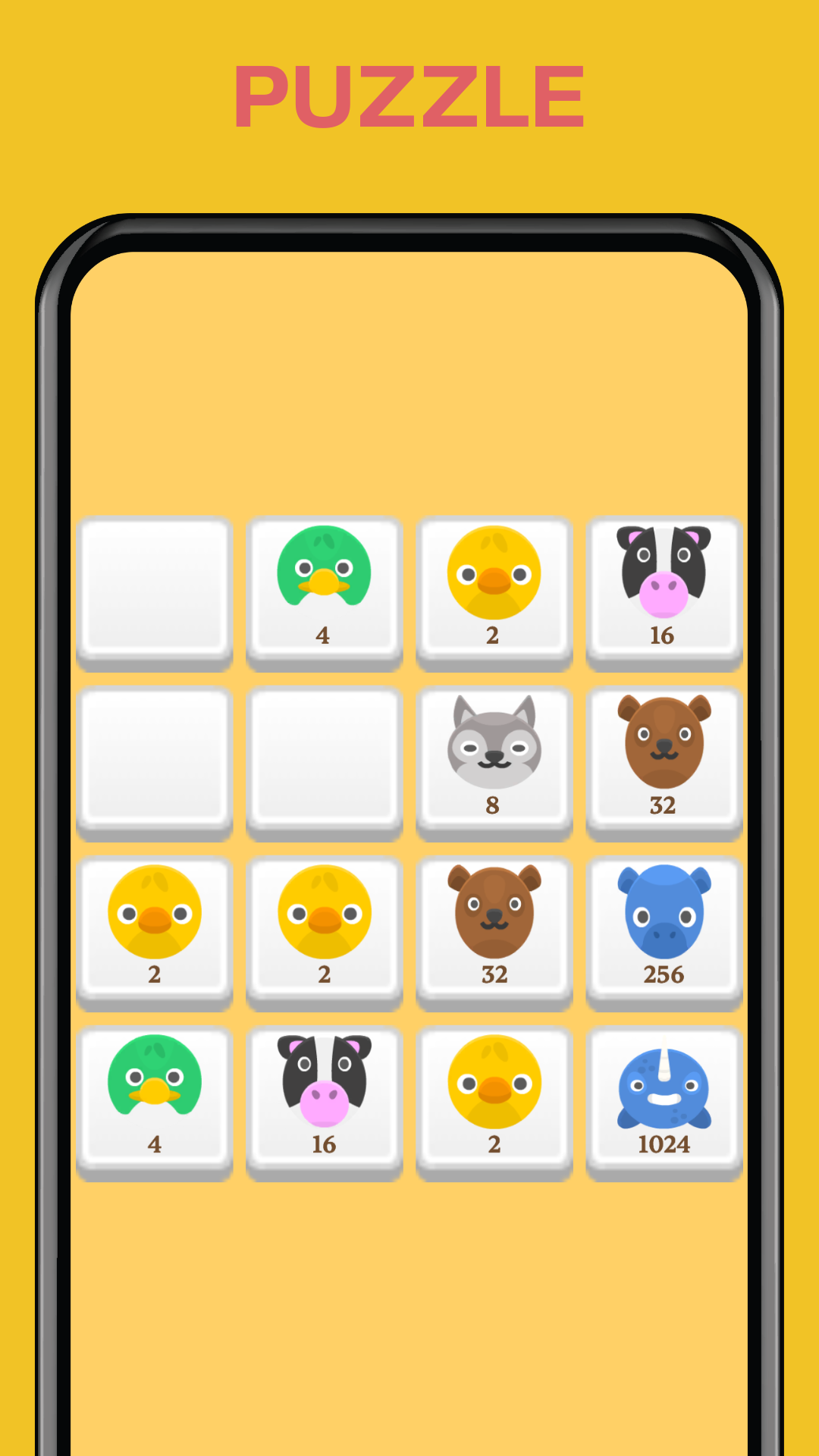 2048 - Cute Animals Puzzle android iOS-TapTap