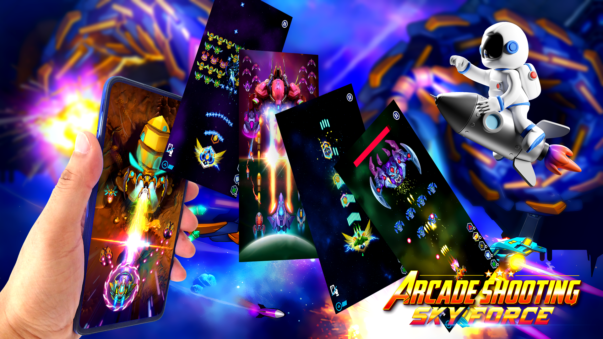 Arcade Shooting Game Sky Force android iOS-TapTap