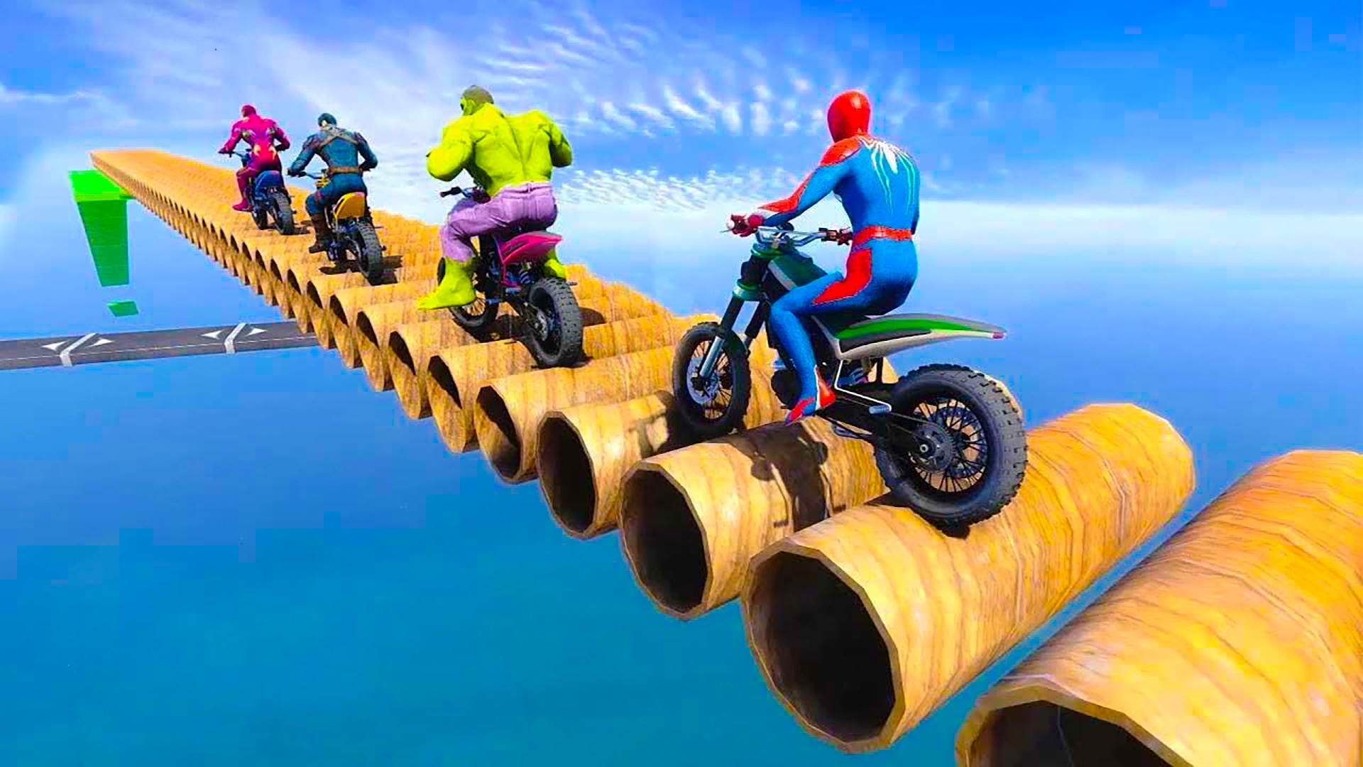 Superhero Moto Bike US Stunt android iOS-TapTap