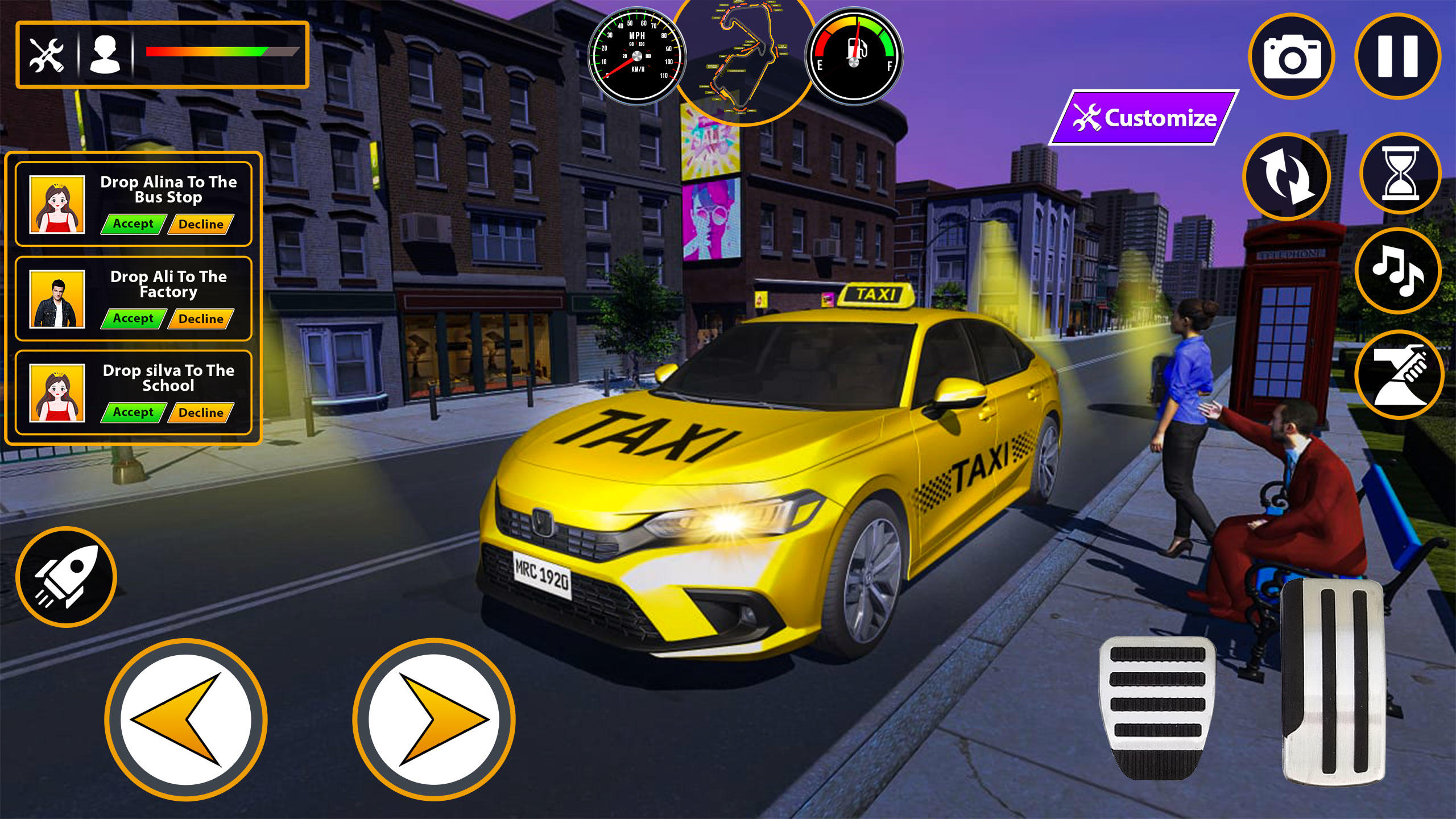 Real Taxi Driver Taxi Sim Game android iOS apk download for free-TapTap