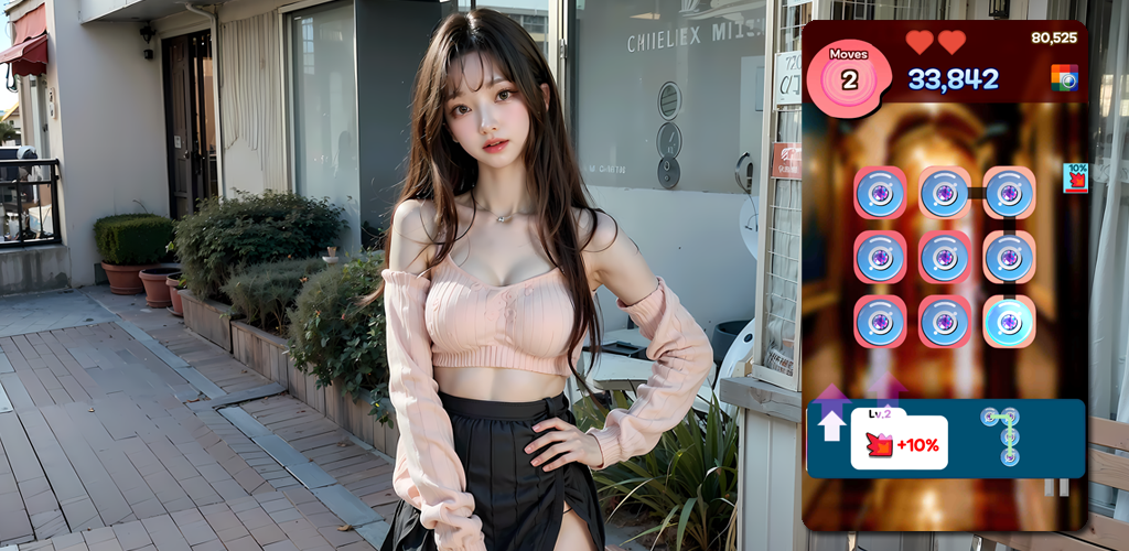 Ai Girls Mila : Match3 Link android iOS-TapTap