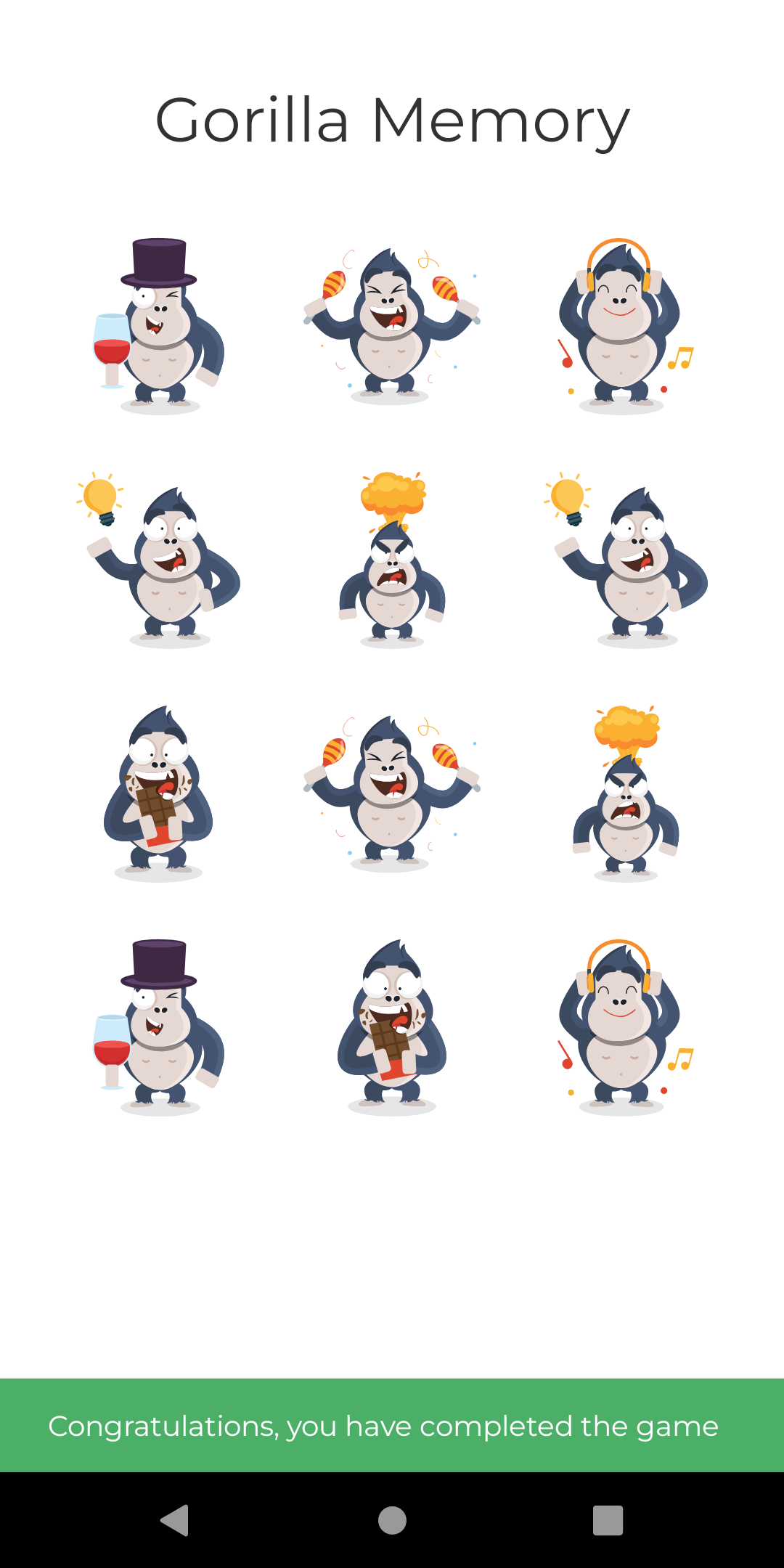 Gorilla Memory android iOS-TapTap