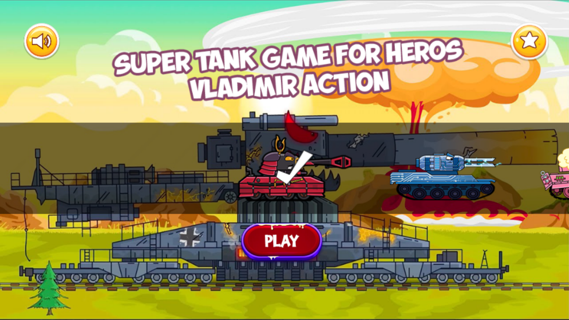 Super Tank Cartoon Rumble Game android iOS-TapTap