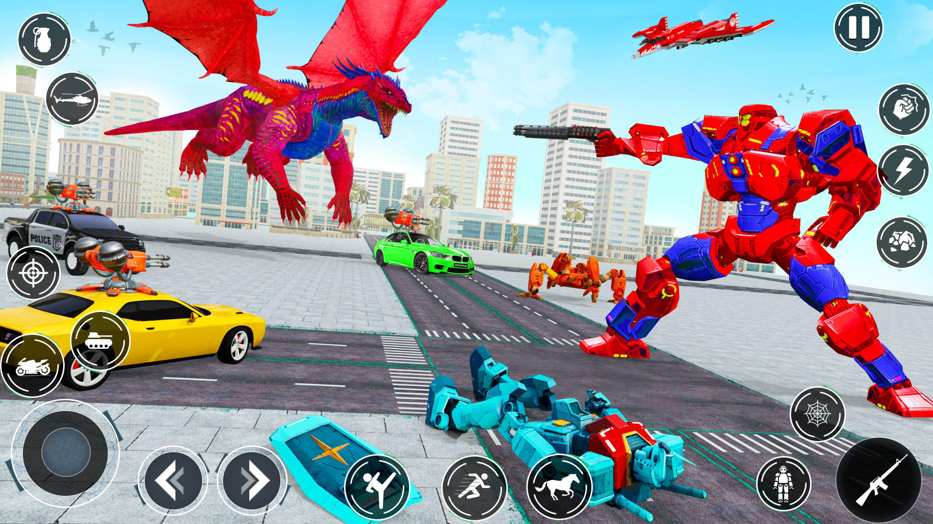 Dragon Robot Car Fighting Game android iOS-TapTap