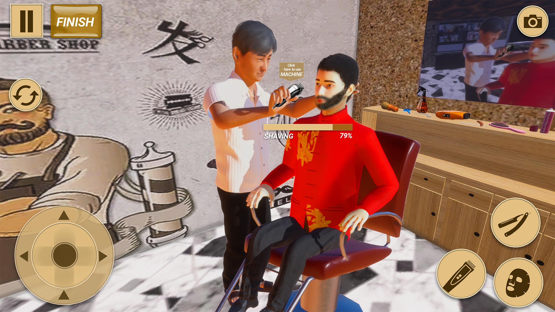 Barber Shop Haircut Game 3D android iOS apk download for free-TapTap