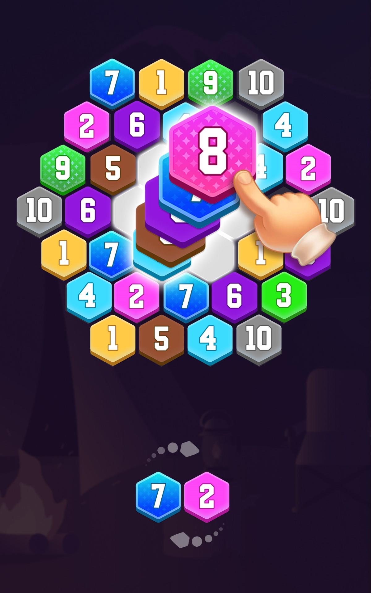 Hexa Merge: Number Puzzle Game android iOS apk download for free-TapTap