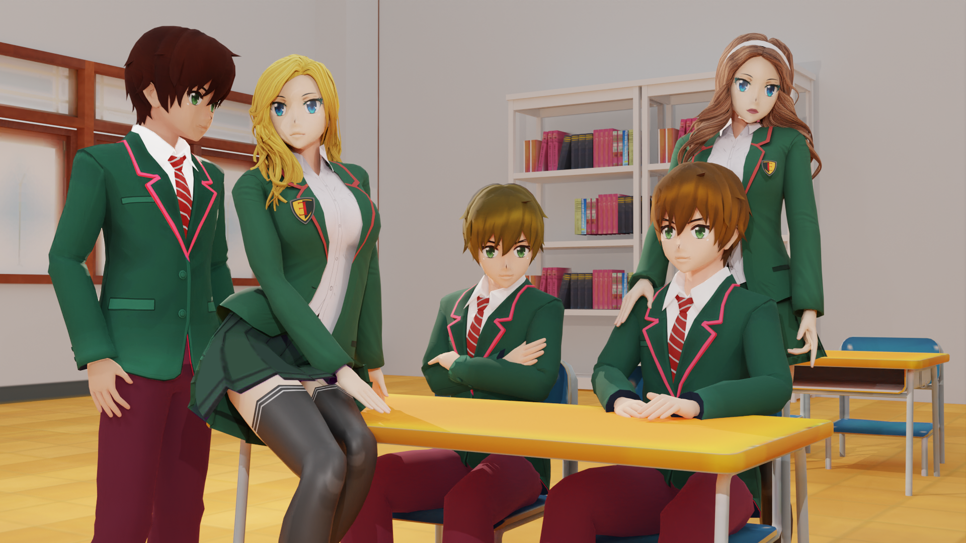 Teen Girl High School Game android iOS apk download for free-TapTap
