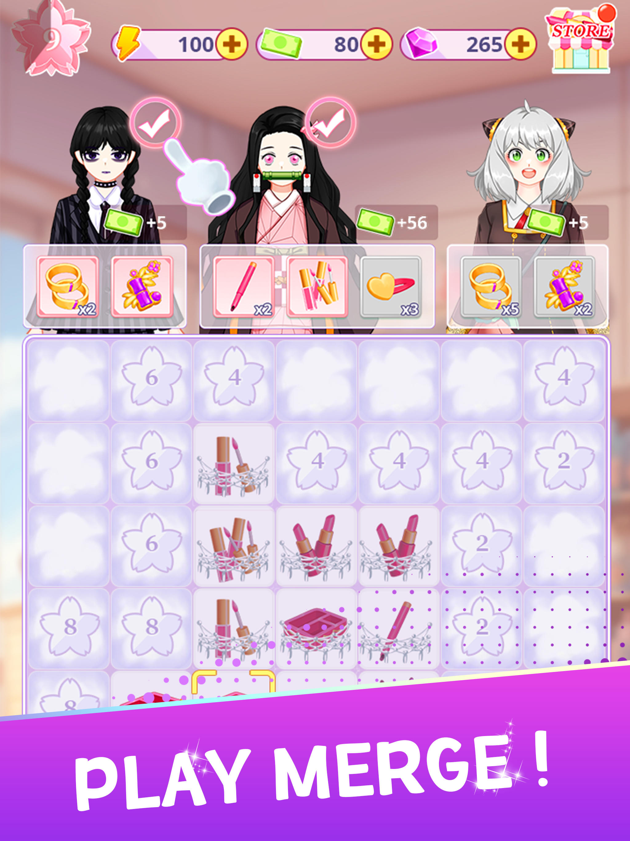 Merge makeover: Anime makeup android iOS apk download for free-TapTap