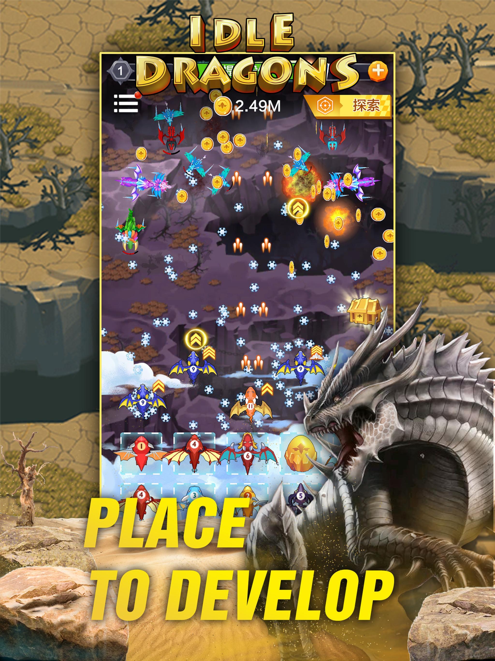 Idle Dragons - Merge, Evolution, Tower Defense android iOS apk download ...