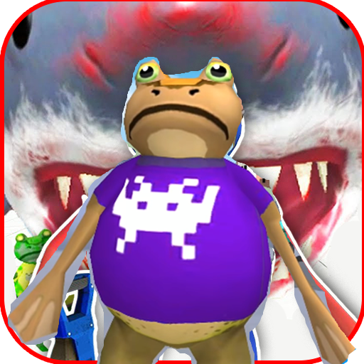 Frog Battle amazing vs shark :simulation for Android/iOS