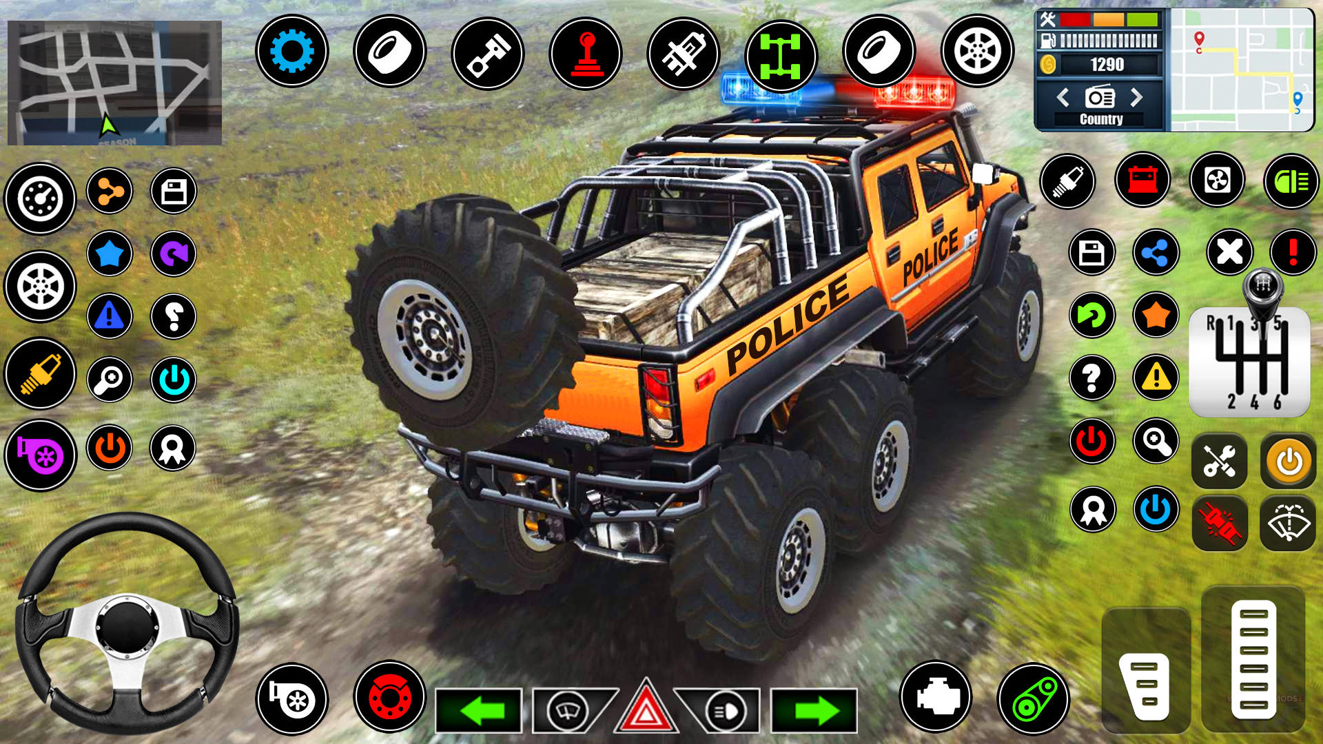 Police Monster Truck Car Game android iOS-TapTap
