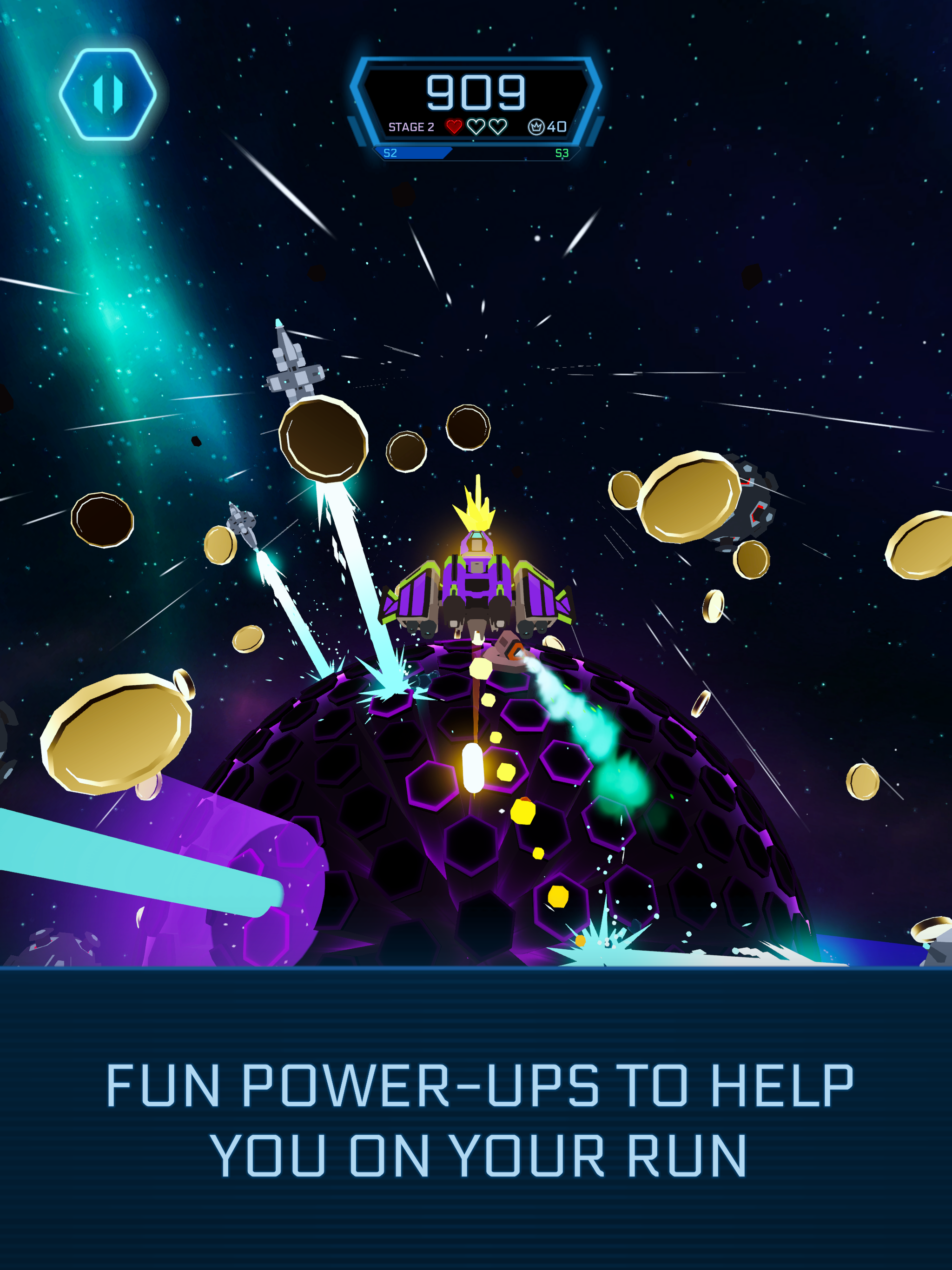 Galaxy Swirl: Hexa Endless Run android iOS apk download for free-TapTap