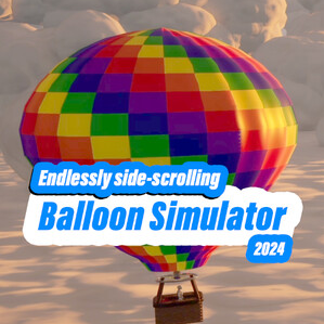 Endlessly side-scrolling Balloon Simulator 2024 for Android/iOS