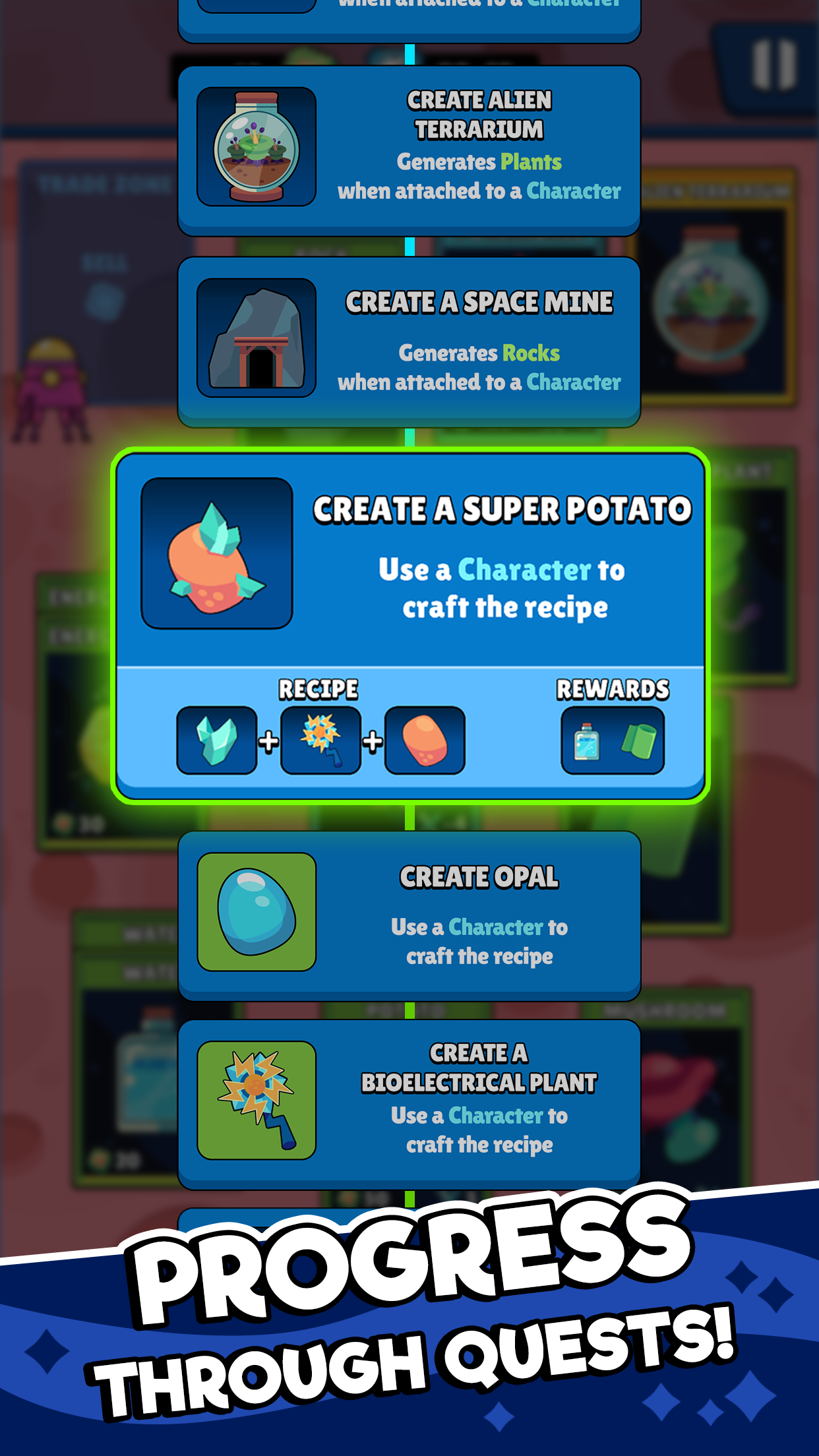 Download Potatoes on Mars: Stack Cards 1.0 for Android/iOS APK - TapTap