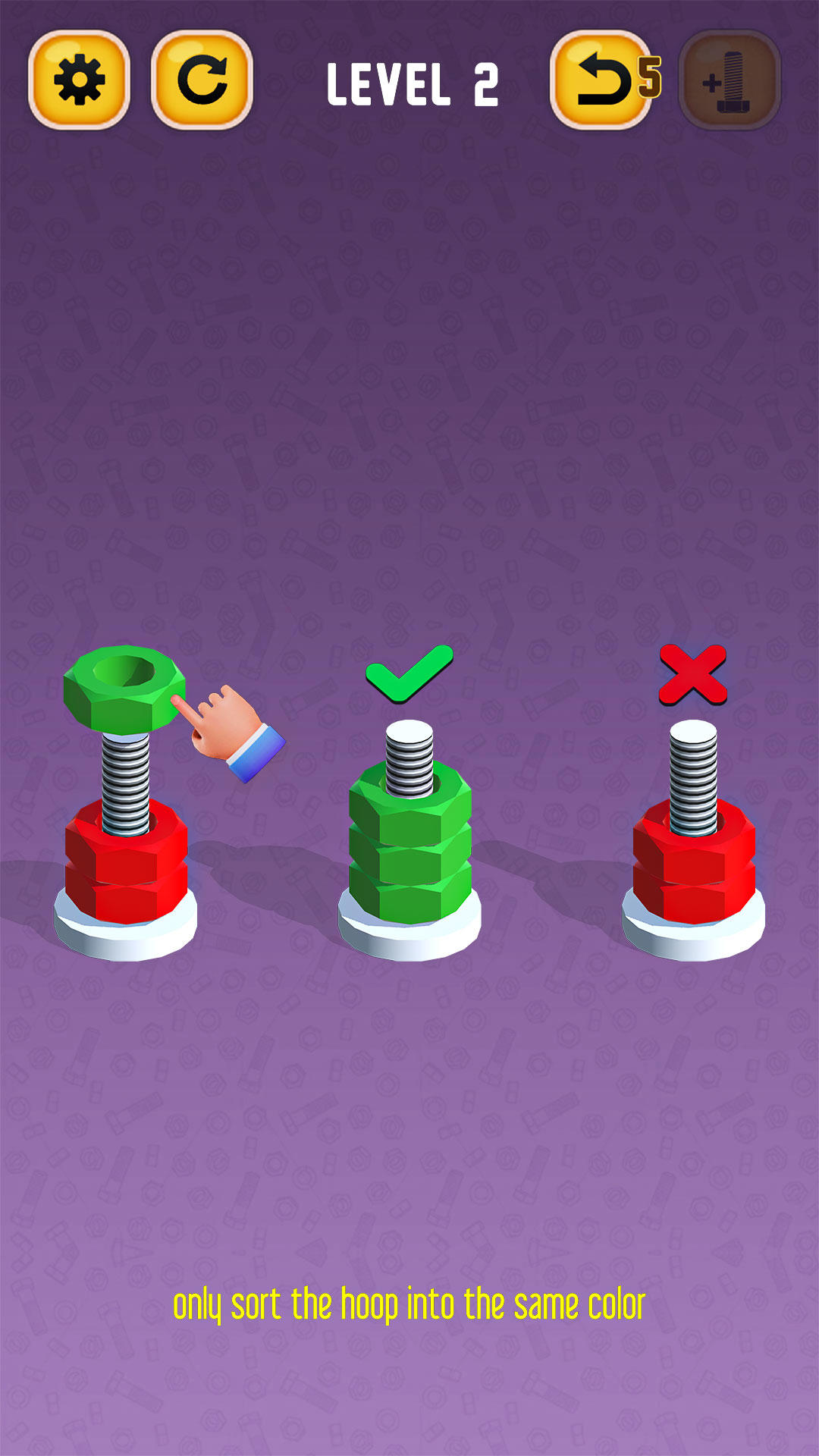 Bolts Color Sorting Nuts Sort android iOS apk download for free-TapTap