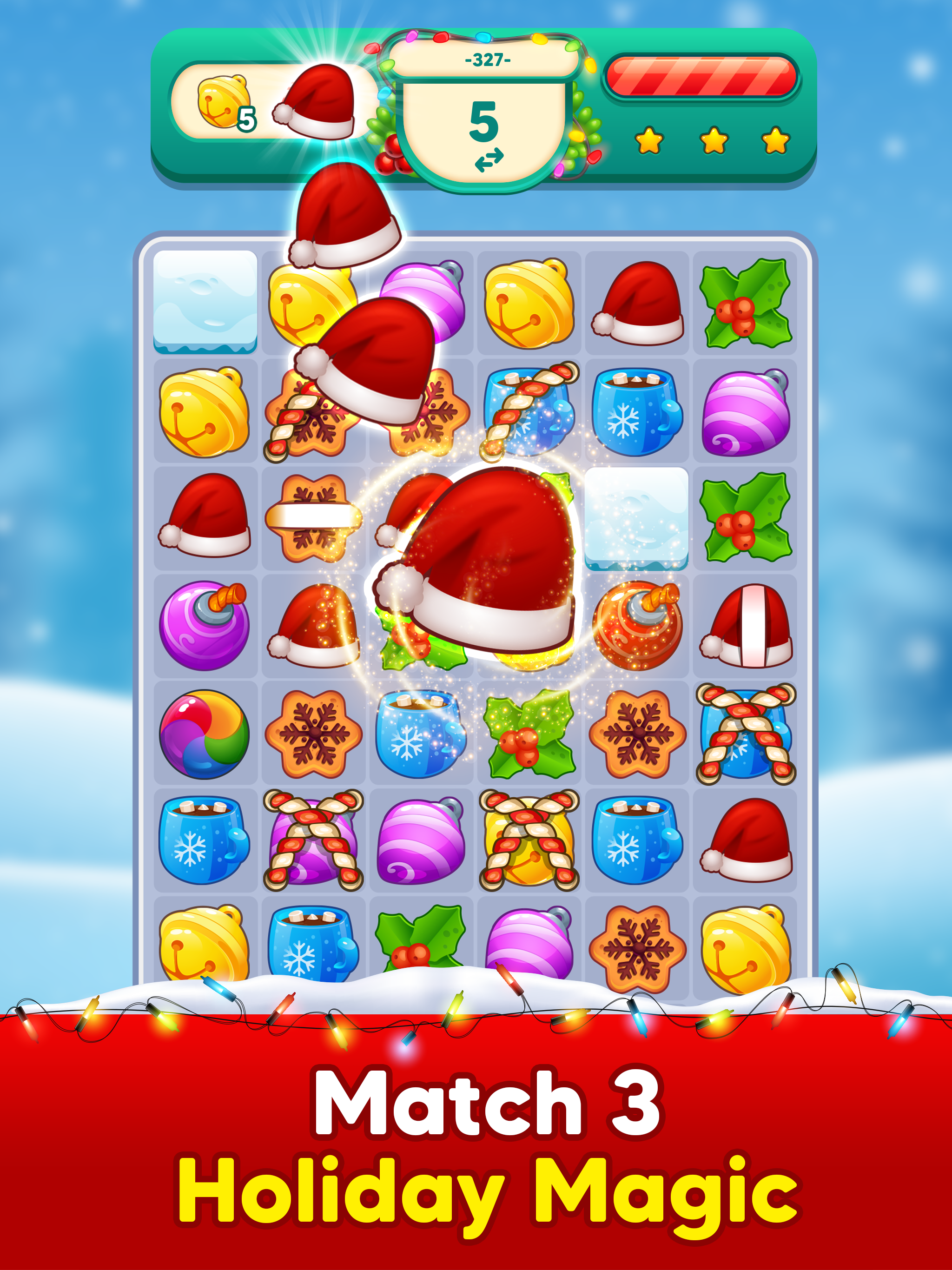 Santa Claus Match 3 Christmas android iOS apk download for free-TapTap