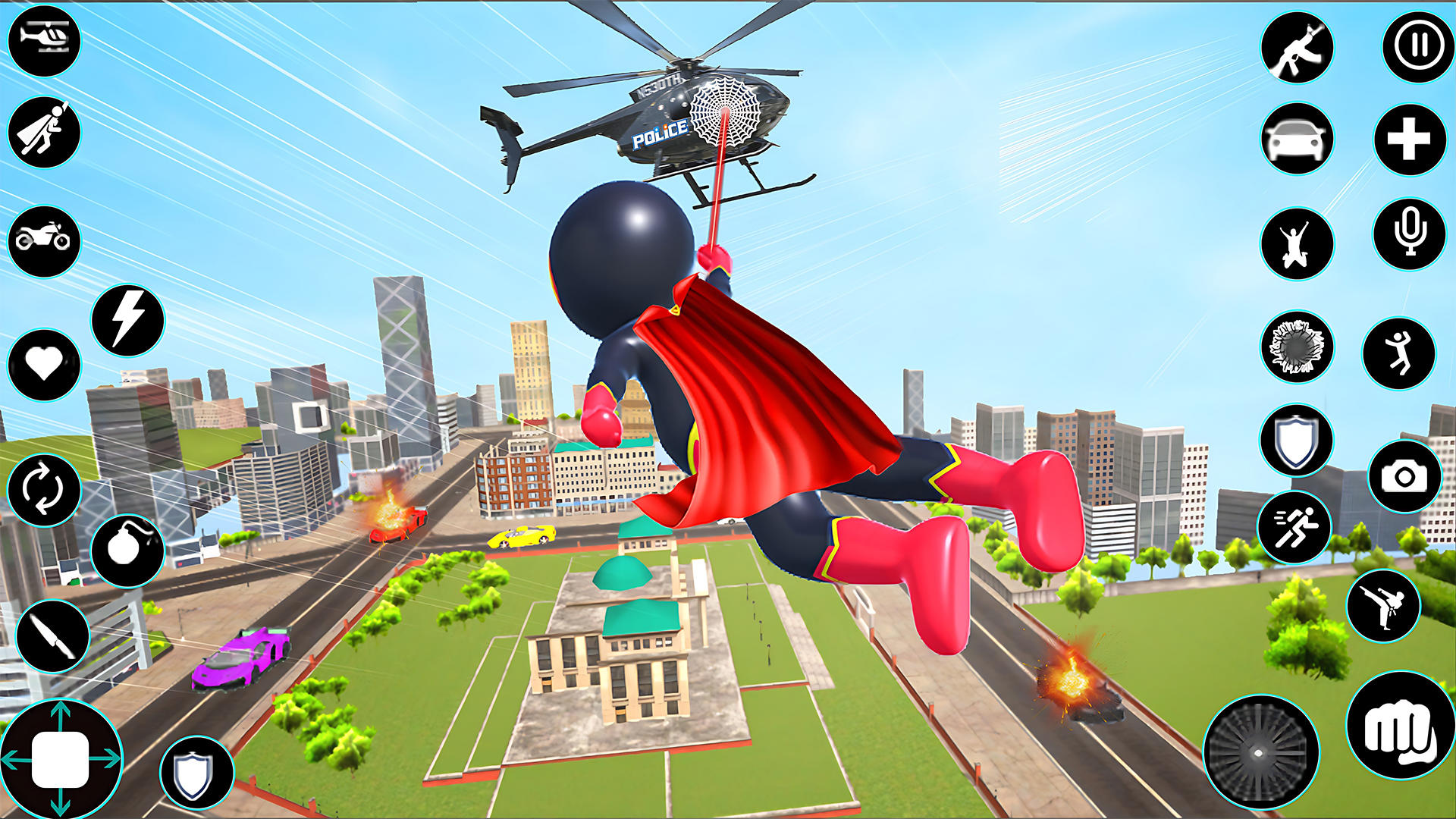 Spider Hero stickman Rope Hero 1.2 for Android/iOS - TapTap