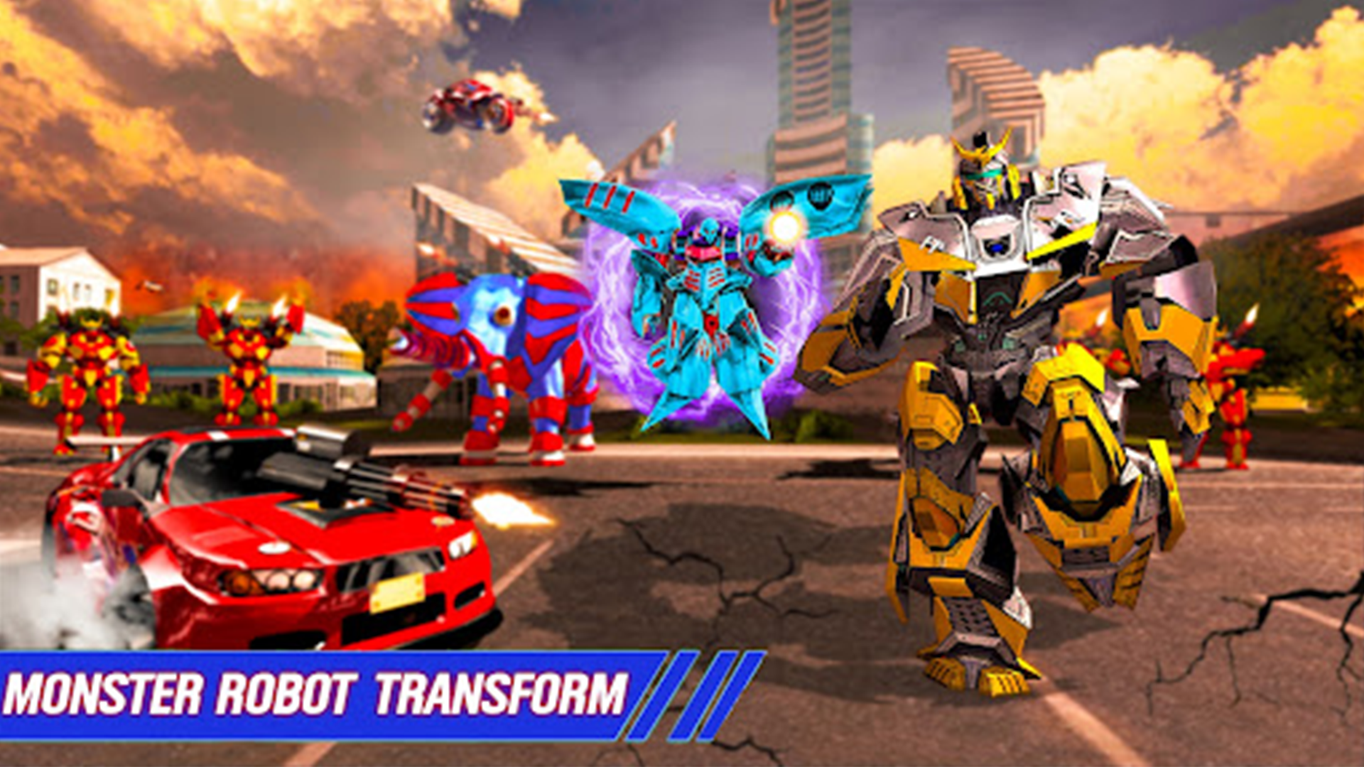 Fox Robot Car Shooting Game android iOS apk download for free-TapTap