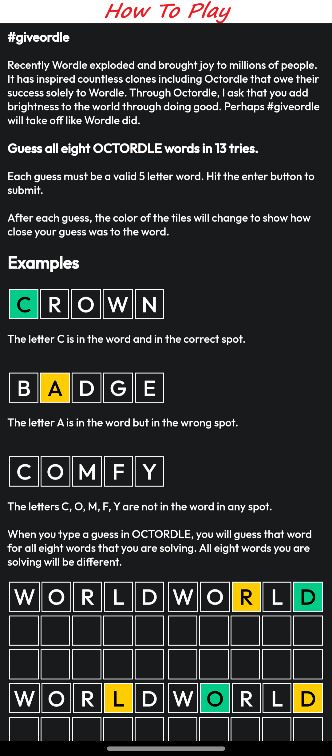 Octordle android iOS apk download for free-TapTap