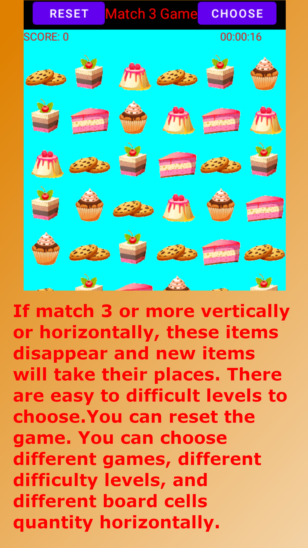 Match Three Desserts Game android iOS-TapTap