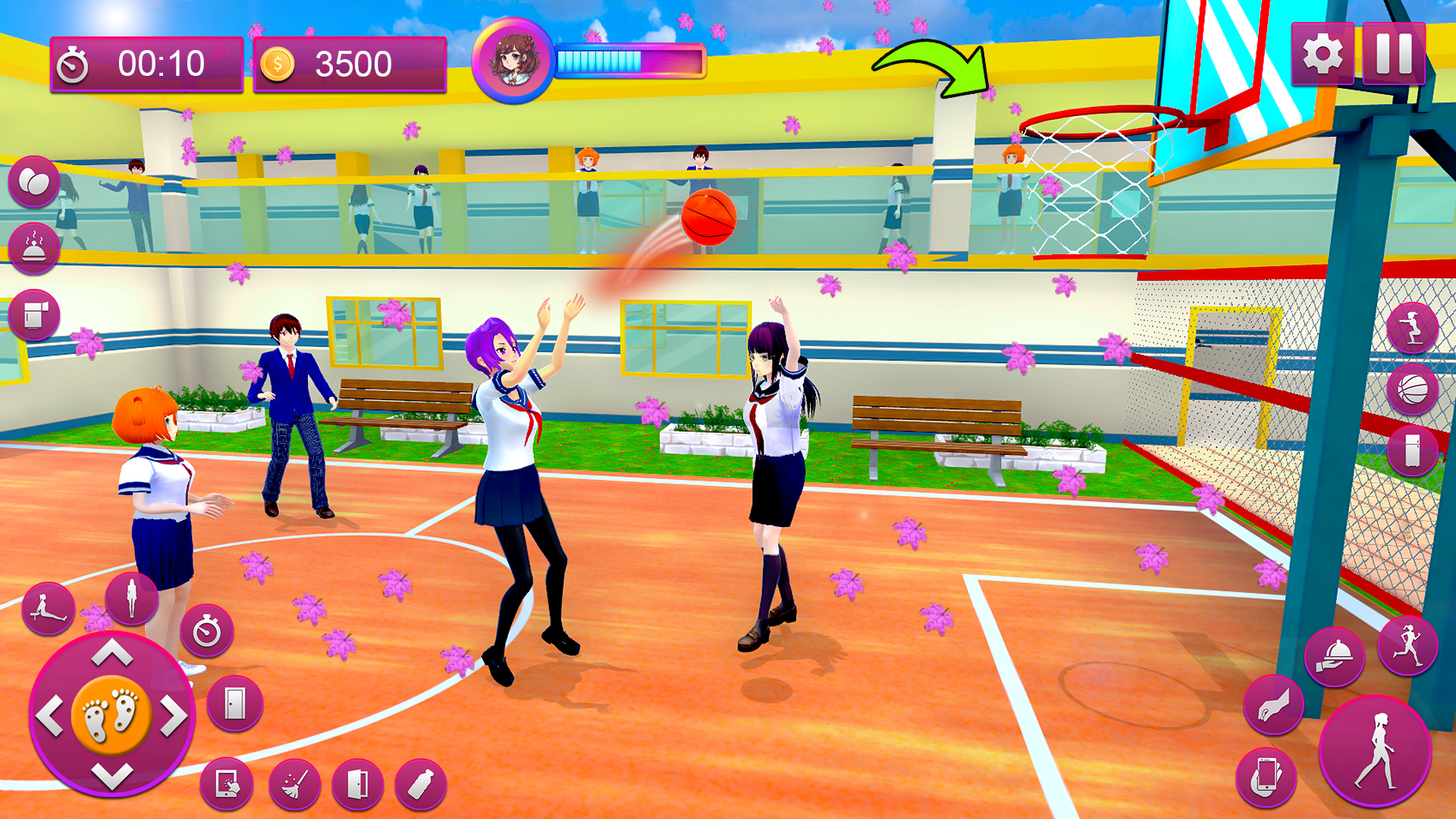 Anime School Girl Simulator android iOS-TapTap