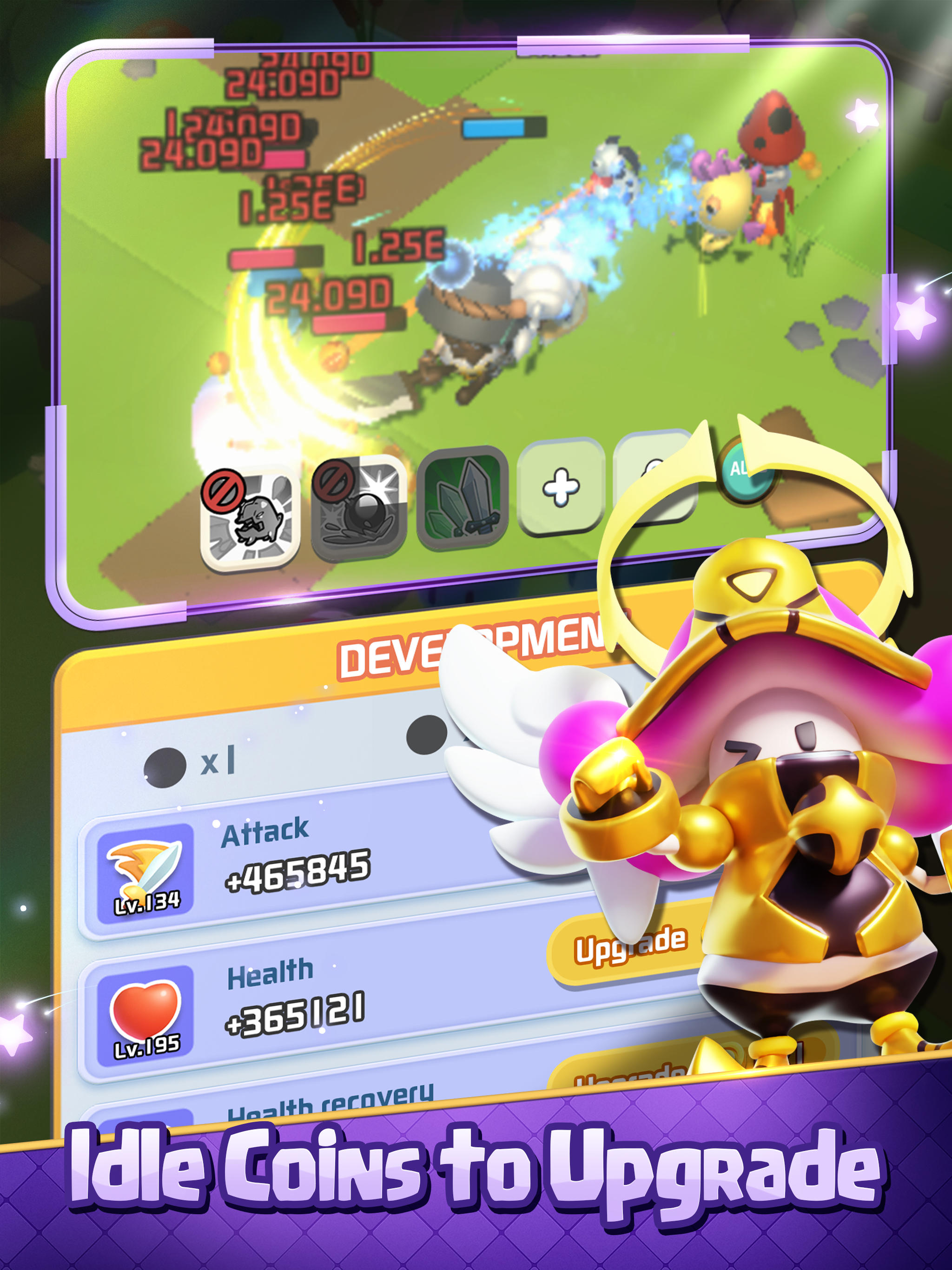 Mushroom Rush: Idle RPG android iOS-TapTap