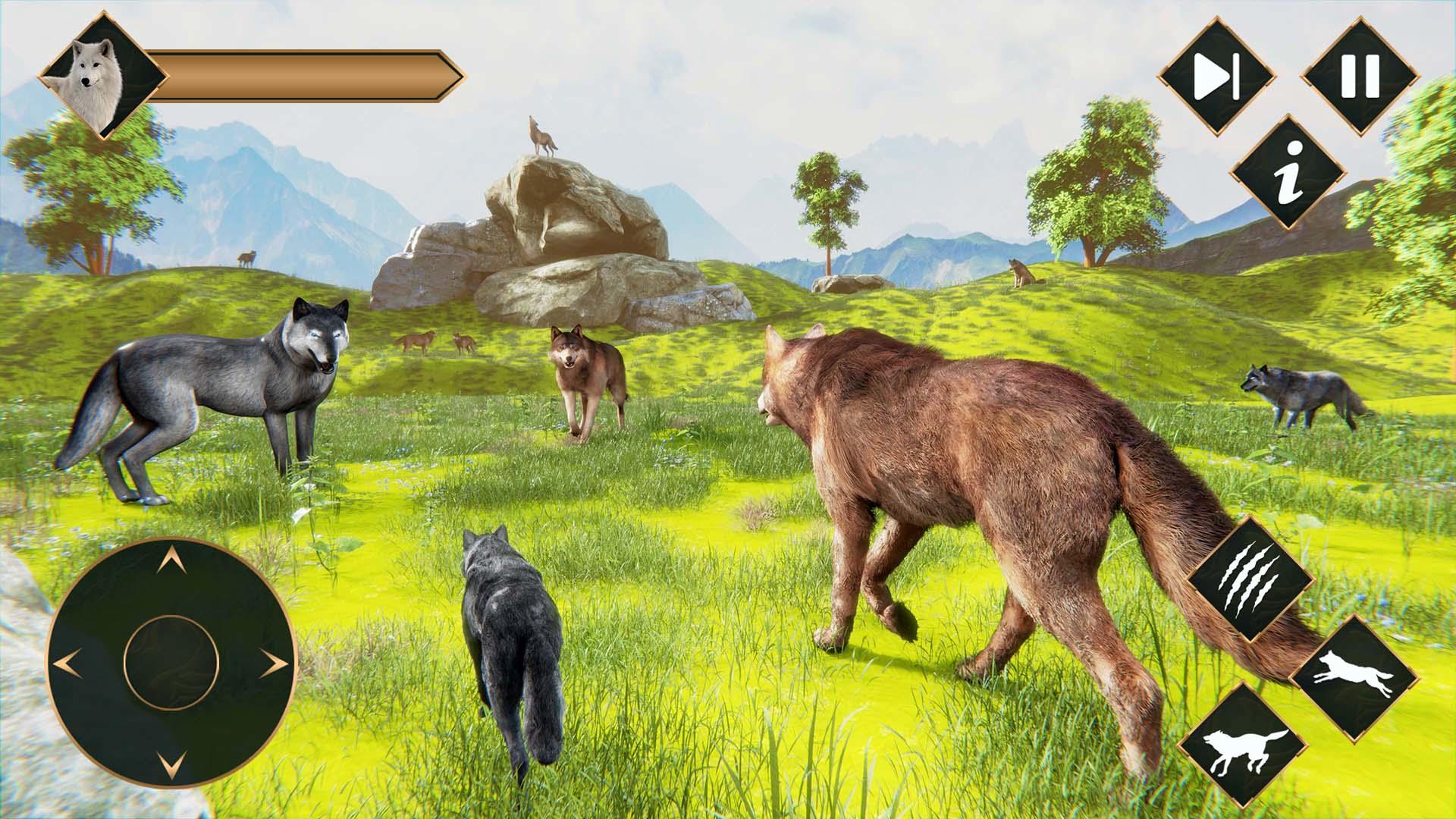 Wolf Simulator Wild Animal Sim android iOS-TapTap
