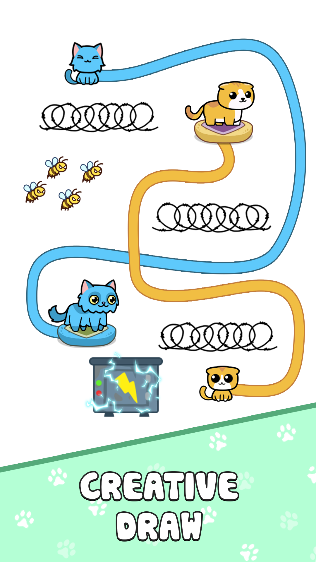 Cat Rush: Draw Puzzle Game android iOS apk download for free-TapTap