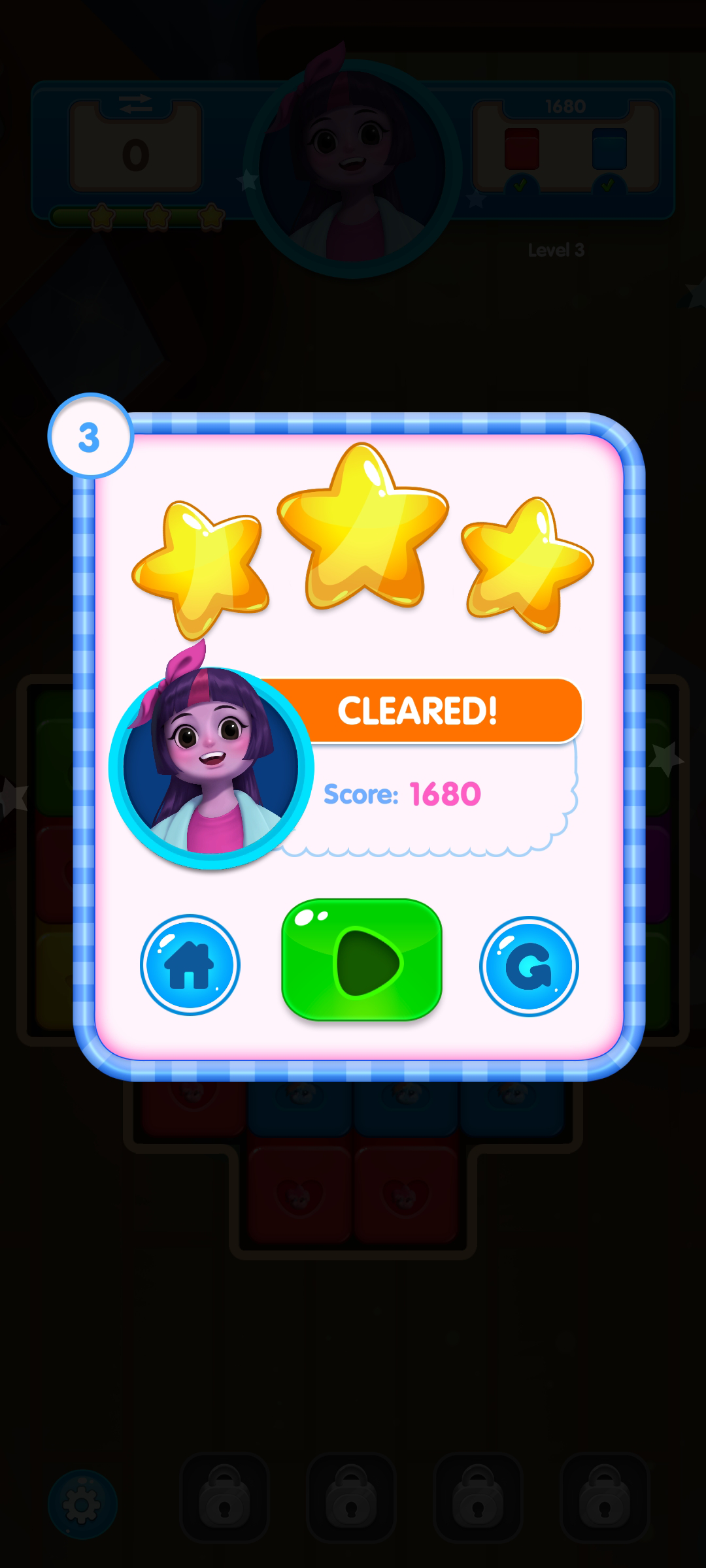 Pony Girl Pop Blocks android iOS-TapTap