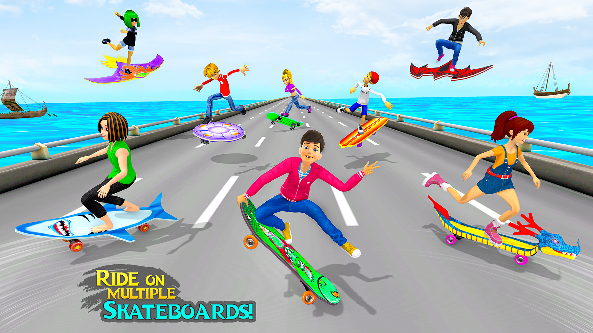 Skateboard Games: Car Games android iOS-TapTap