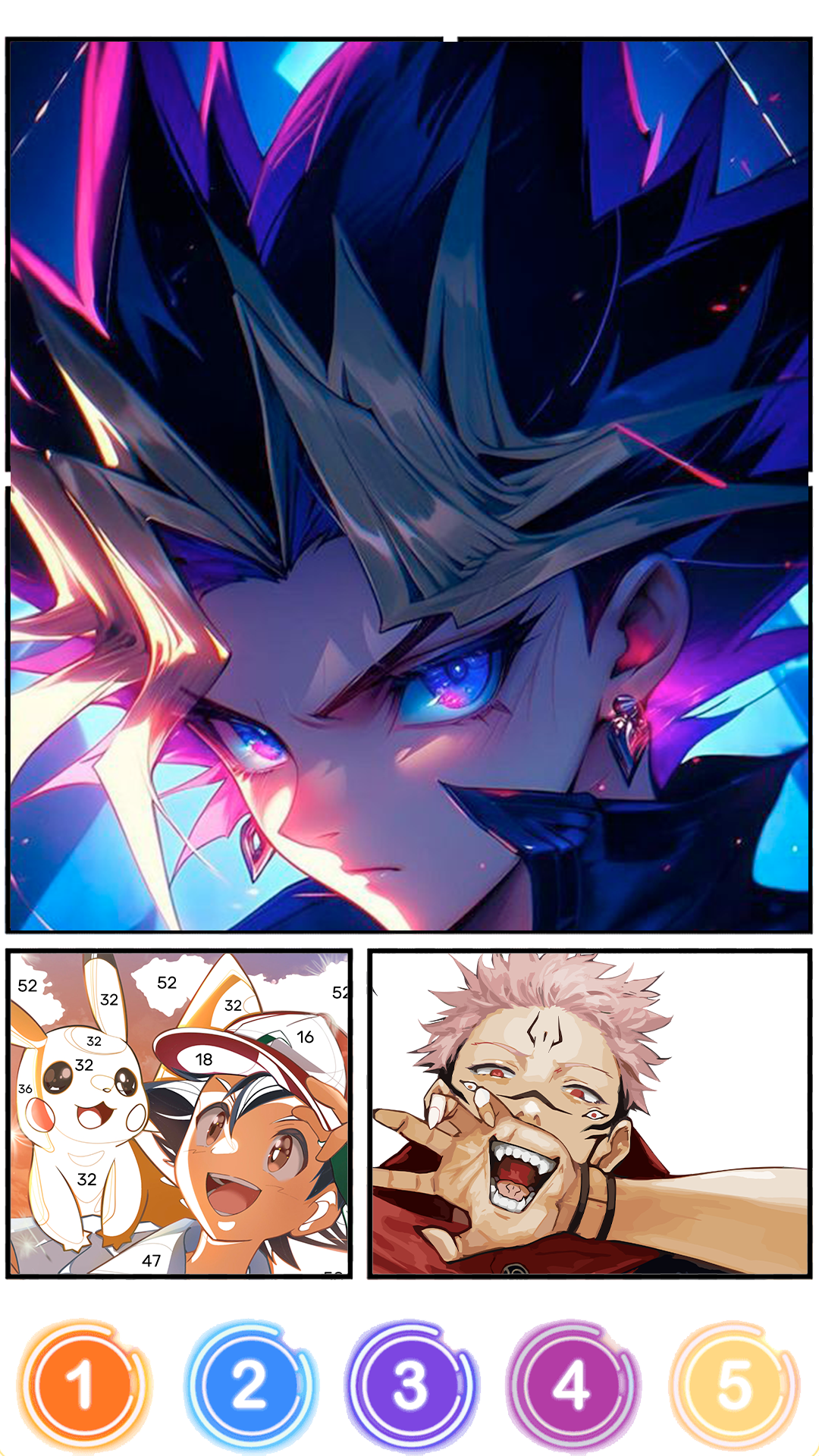 Happy Anime Coloring By Number android iOS apk download for free-TapTap