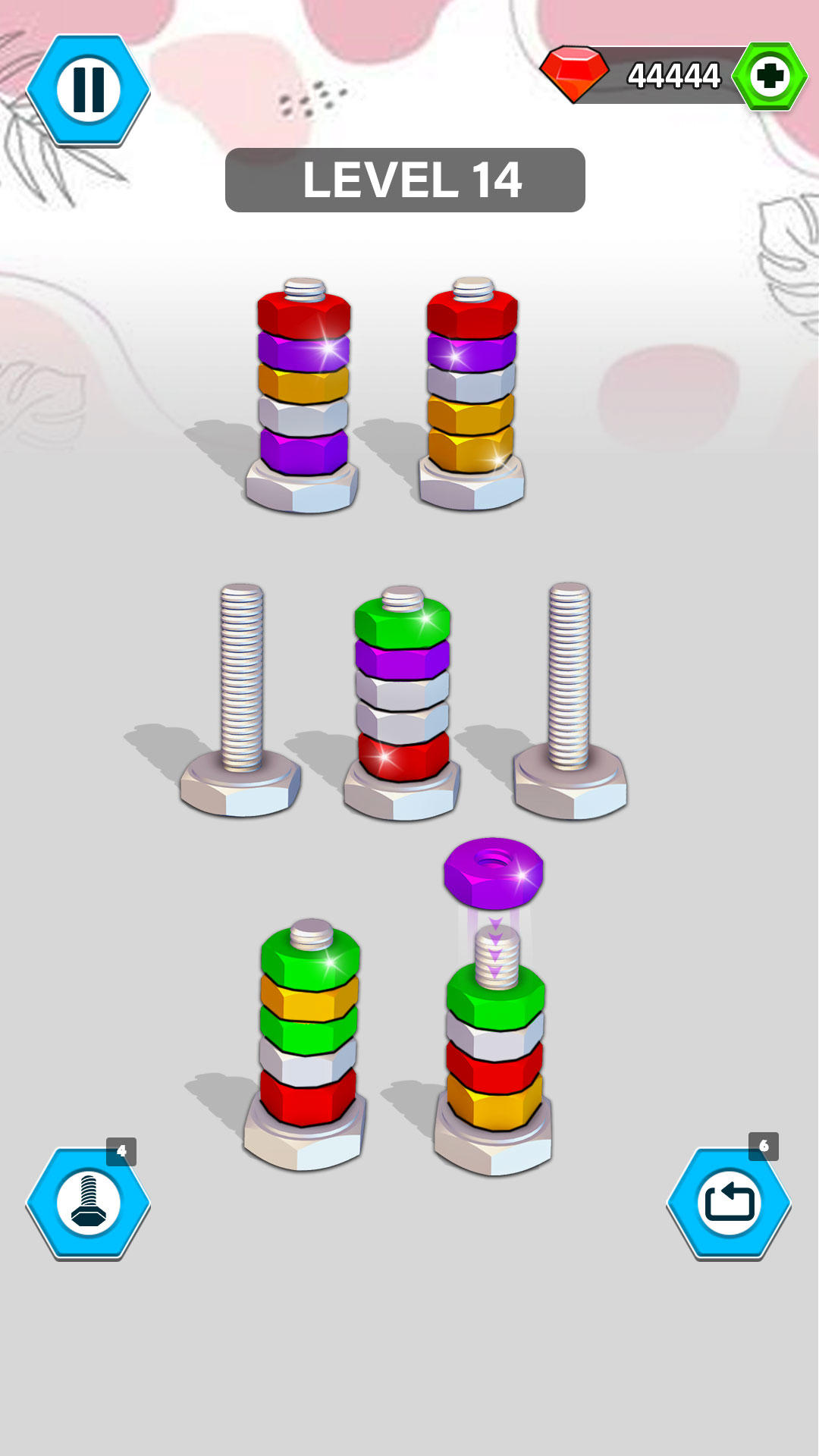 Nuts N Bolt Screw Color Puzzle android iOS apk download for free-TapTap
