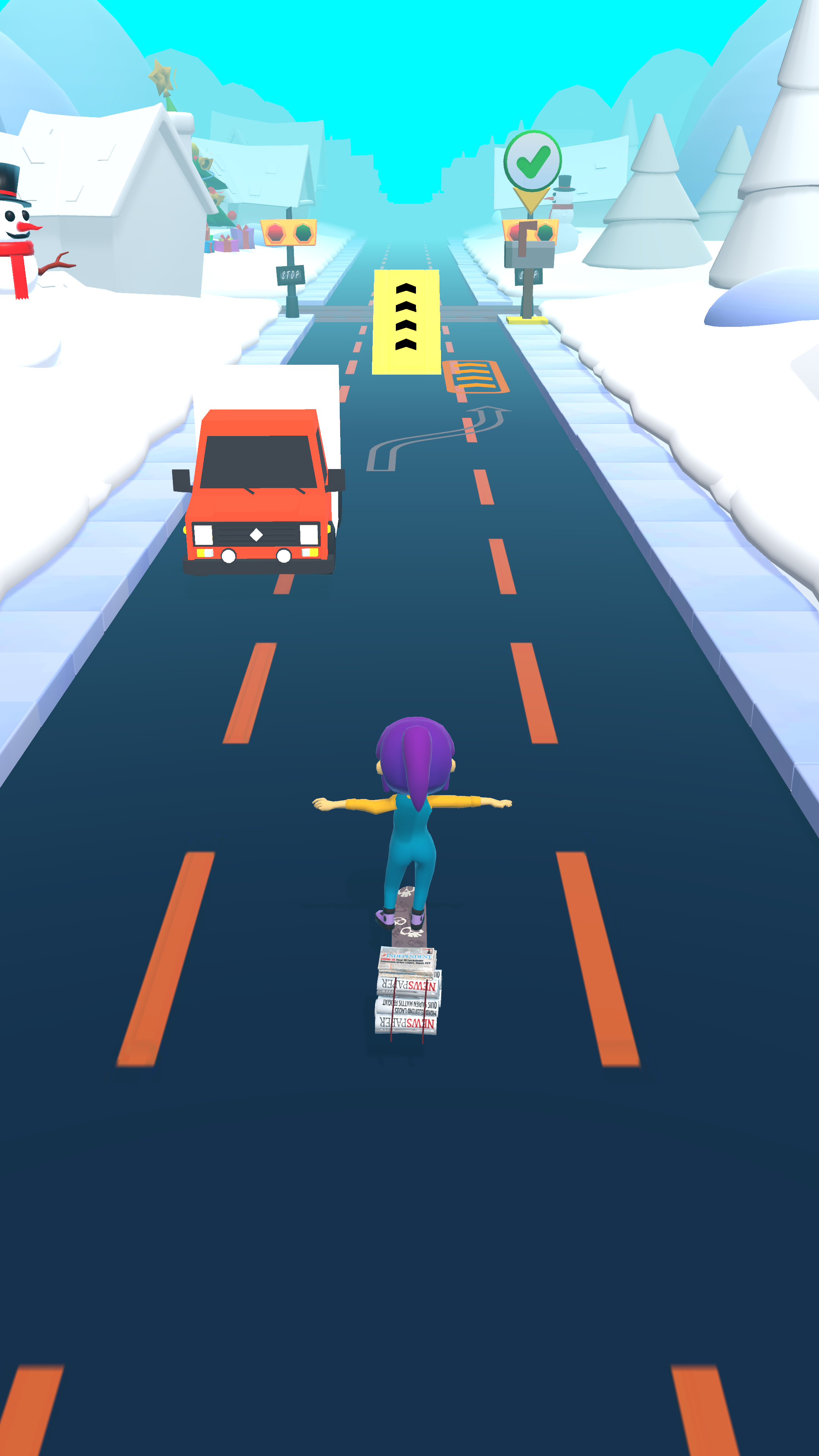Paper Girl Race: Running Games android iOS apk download for free-TapTap