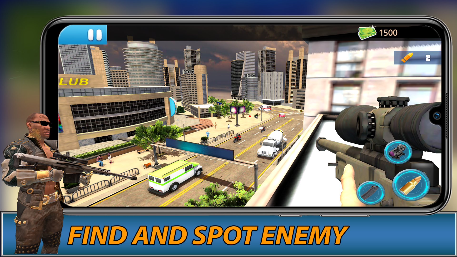 3D Sniper Gun Games Offline android iOS apk download for free-TapTap