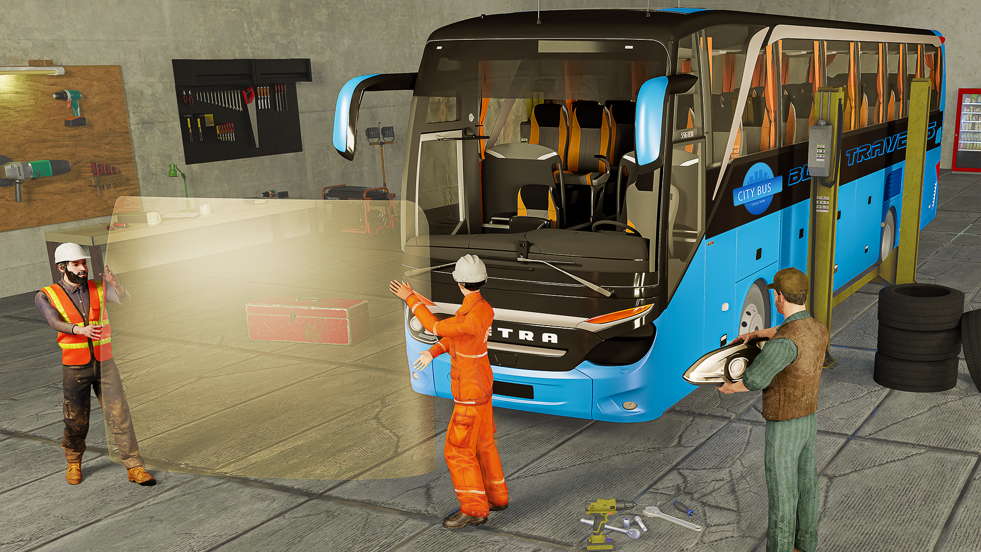 Old Bus Mechanic Simulator android iOS-TapTap