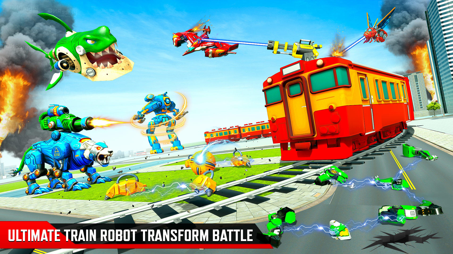Dino Robot Train War Robot android iOS apk download for free-TapTap