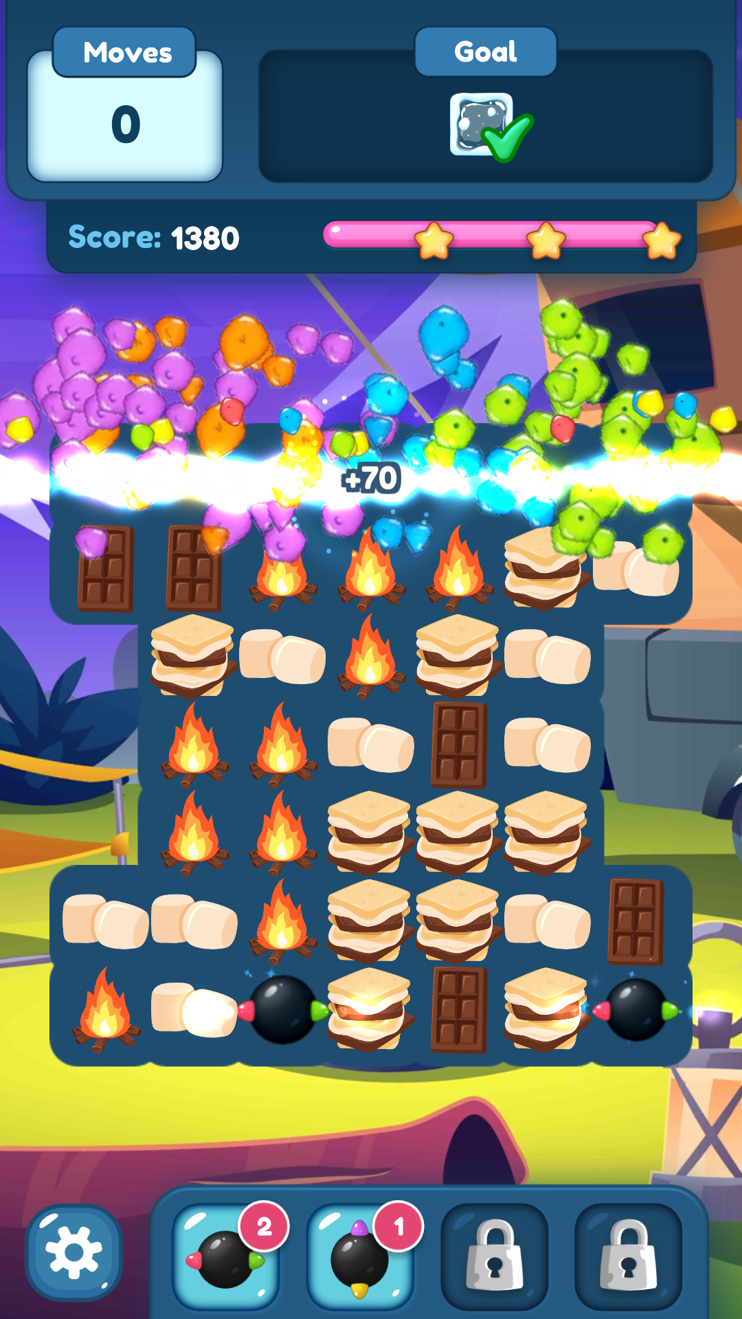 Marshmallow Match S'mores Rush android iOS-TapTap