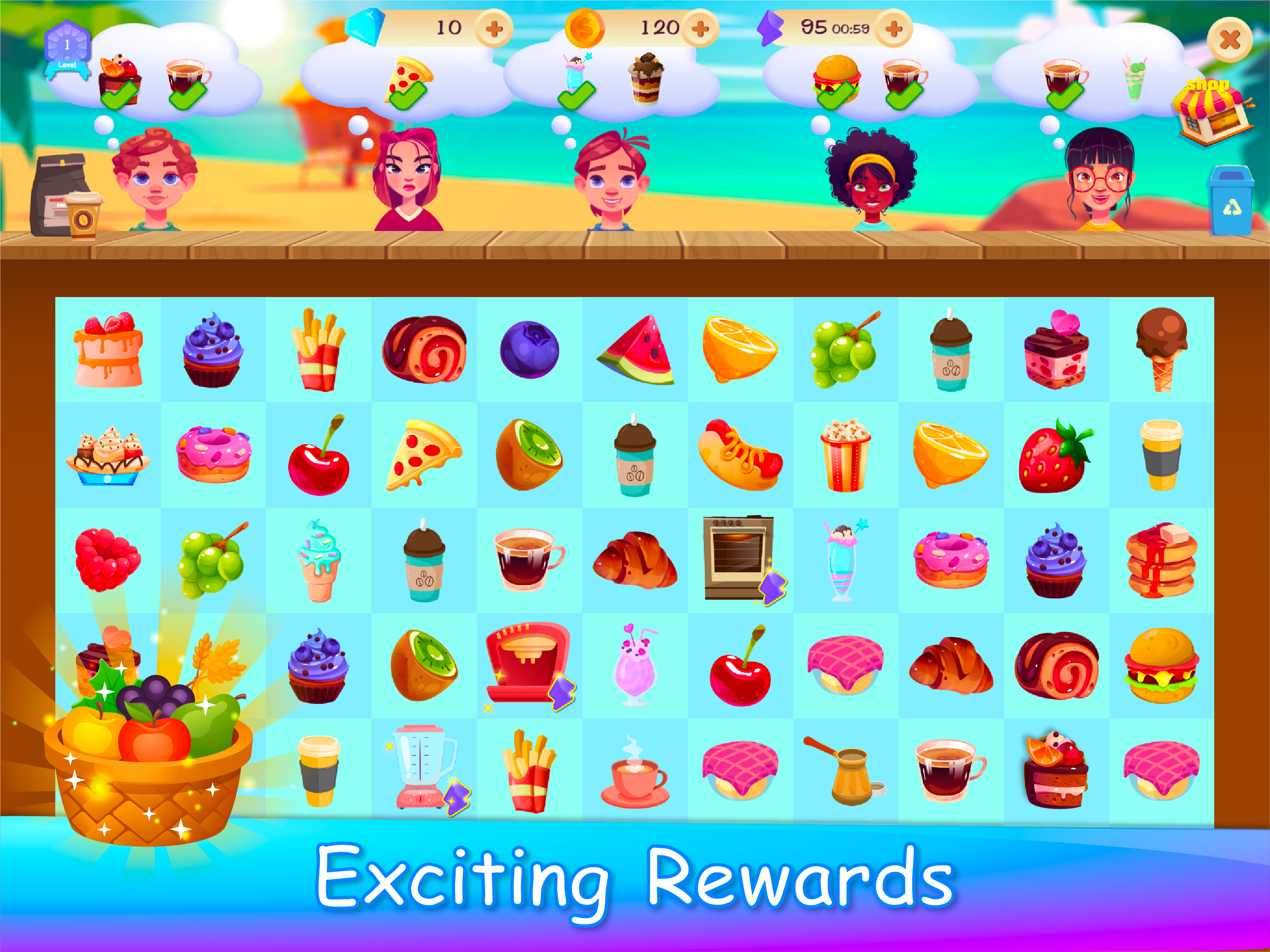 Merge Cafe: Chef Cooking Game android iOS apk download for free-TapTap