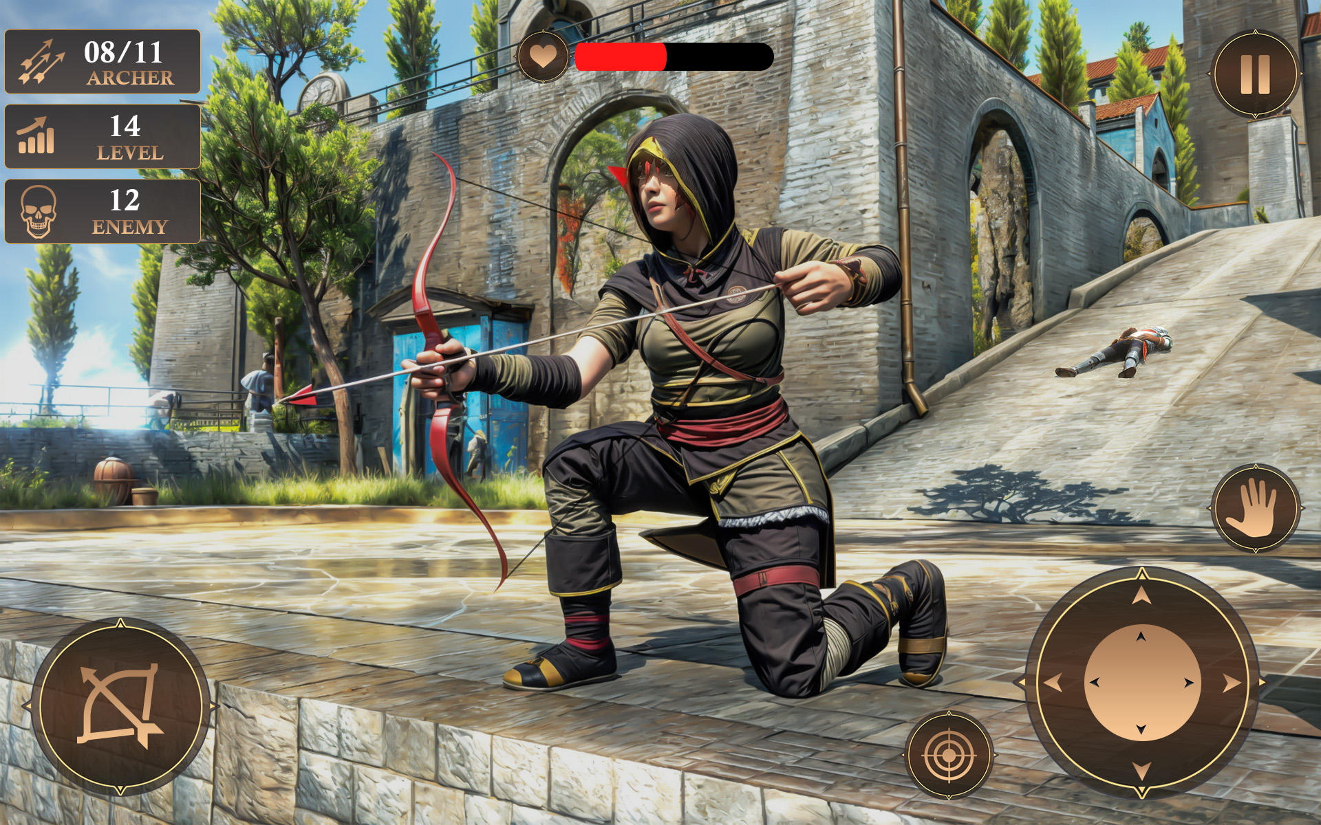 Ninja Samurai Archer Shooting android iOS apk download for free-TapTap