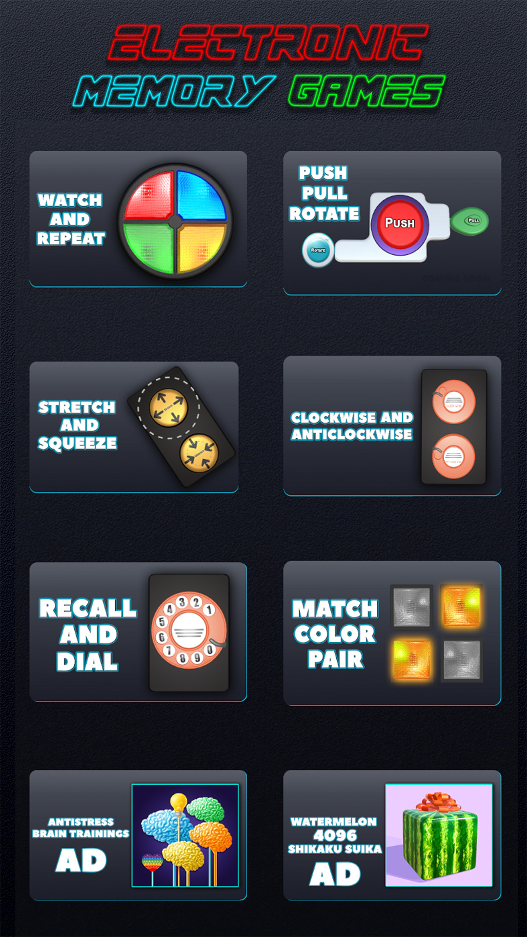 Electronic Memory Games! android iOS apk download for free-TapTap