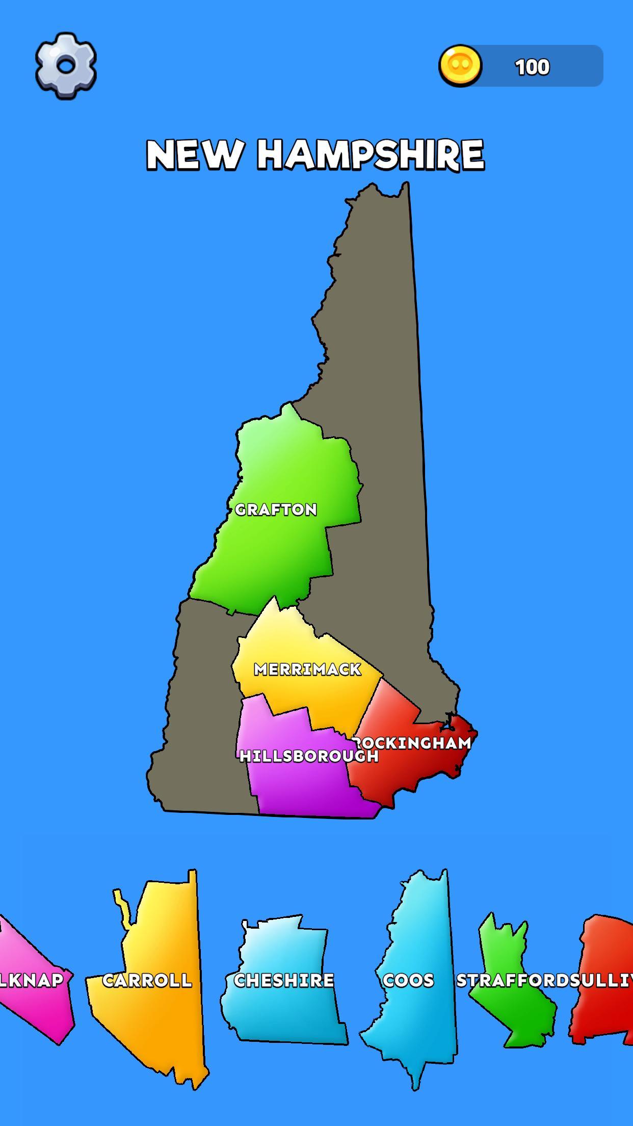 Map Fit : My Country Puzzle for Android/iOS - TapTap