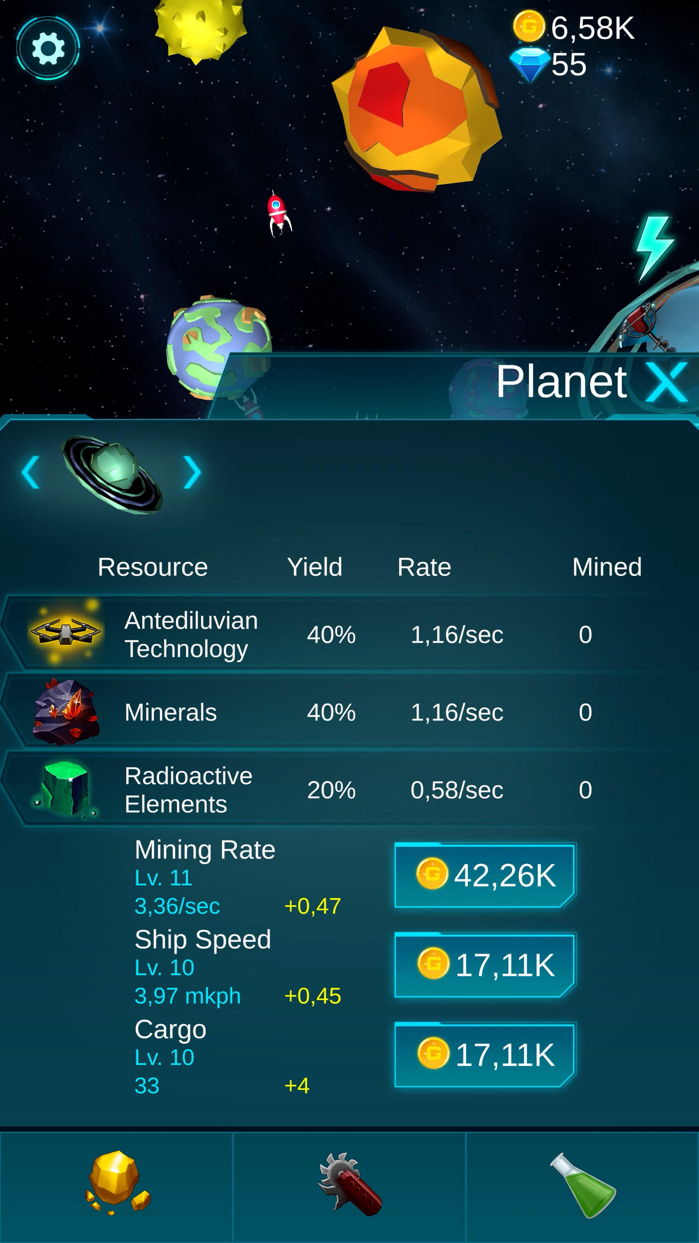 Idle Space Miner: Lost Planets android iOS-TapTap
