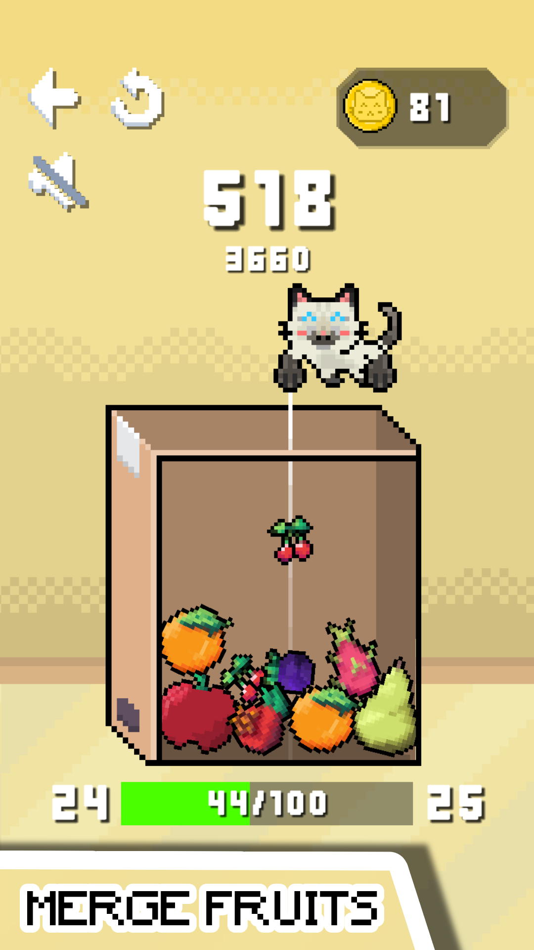 Suika Neko - Merge Fruits android iOS apk download for free-TapTap