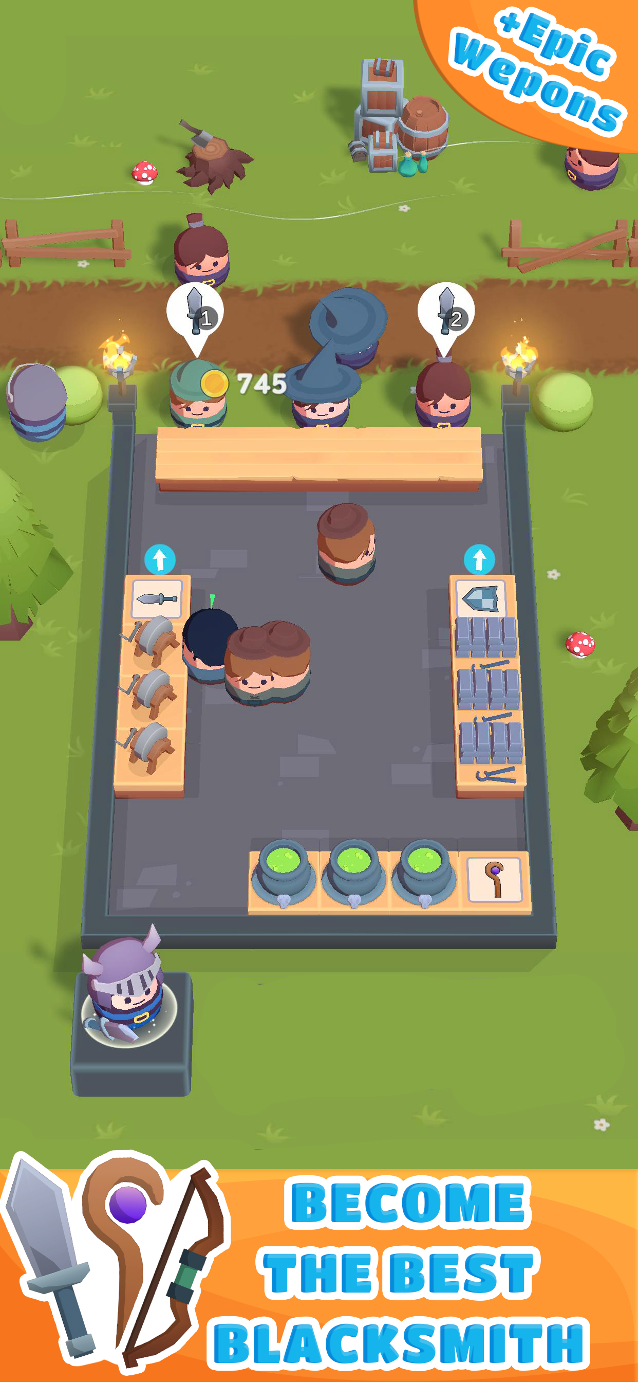 Hero Blacksmith Idle RPG for Android/iOS - TapTap