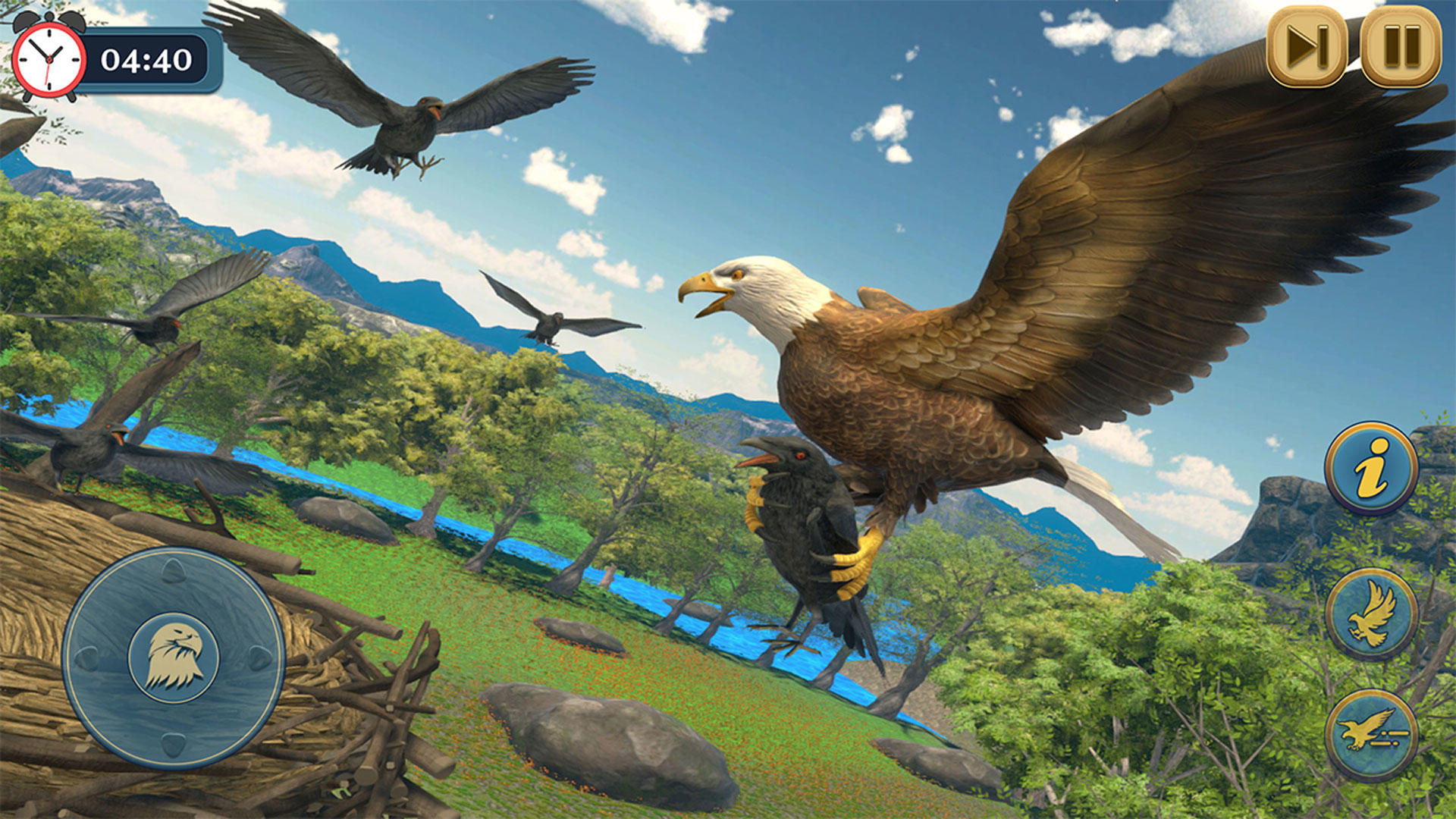 Flying Bird Eagle Simulator 3D android iOS apk download for free-TapTap