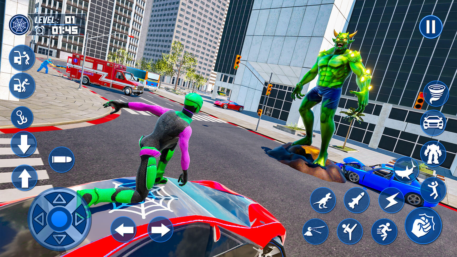 Spider Games: Rope Hero Games android iOS-TapTap